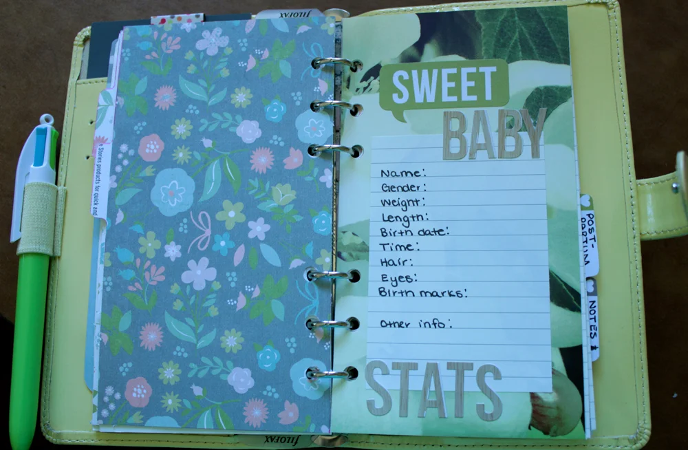 How to Make a Baby Planner — Michelle Locke