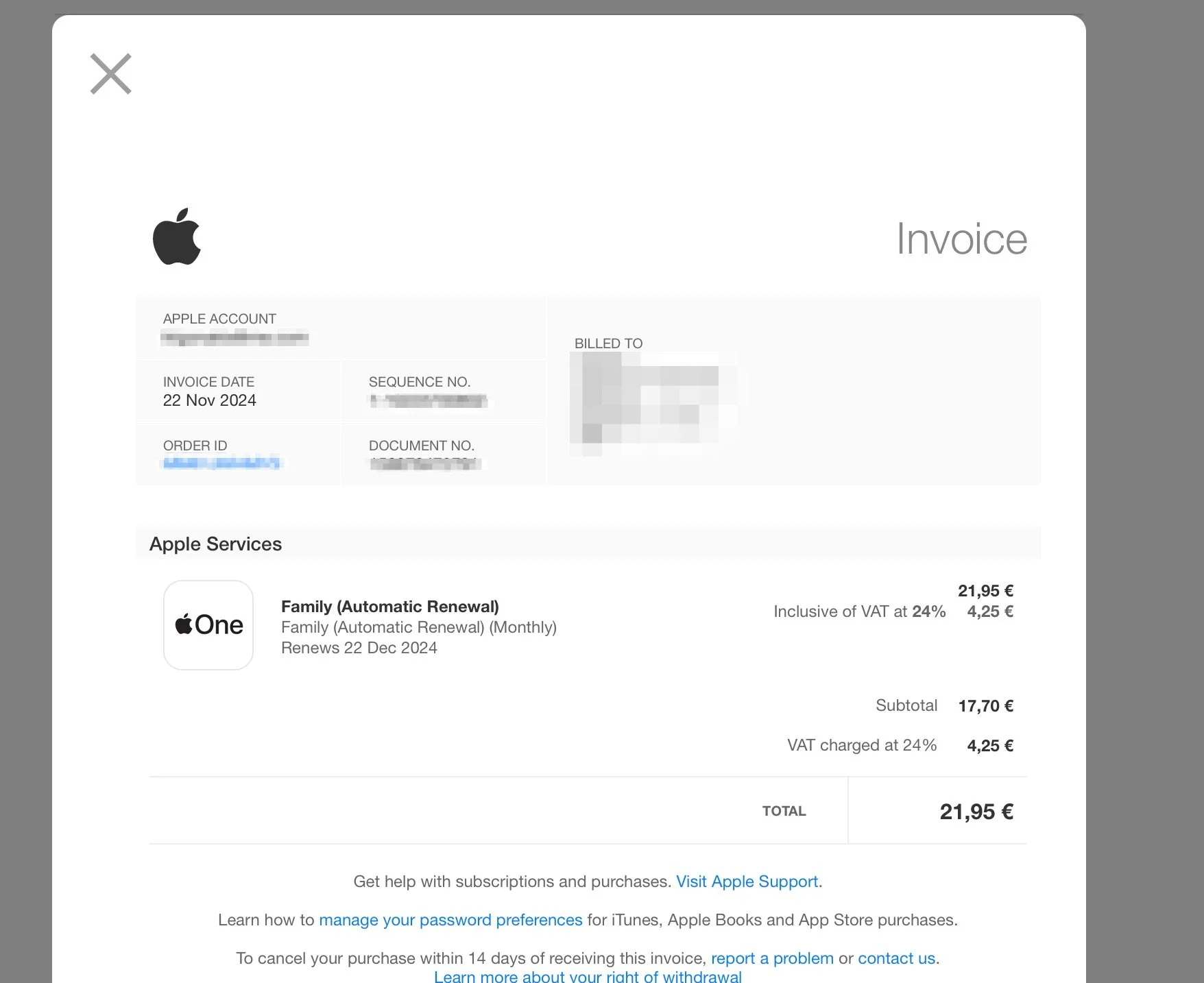 How to get invoice/receipt for App Store purchases. — gTrigonakis