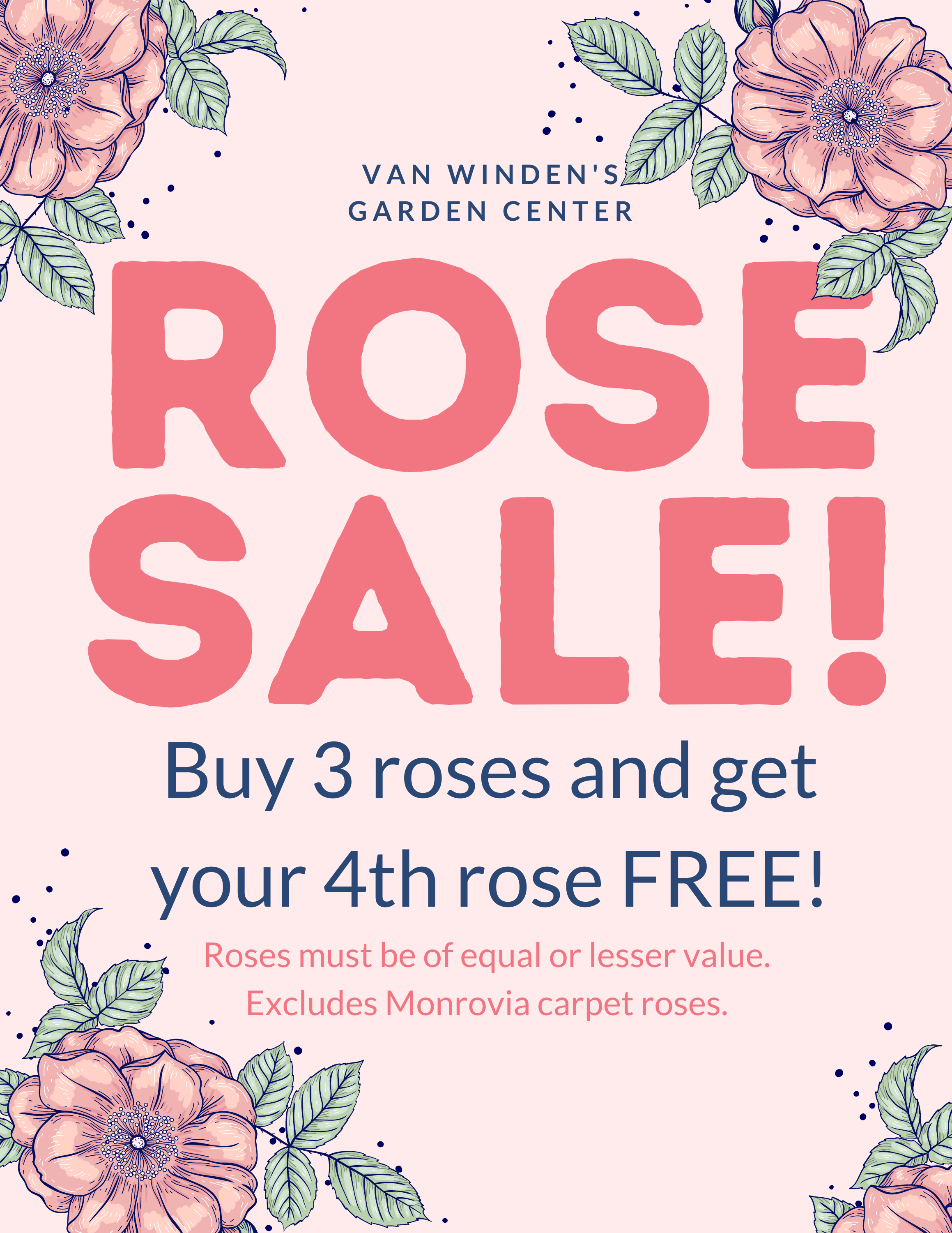 Events and Specials — Van Winden's