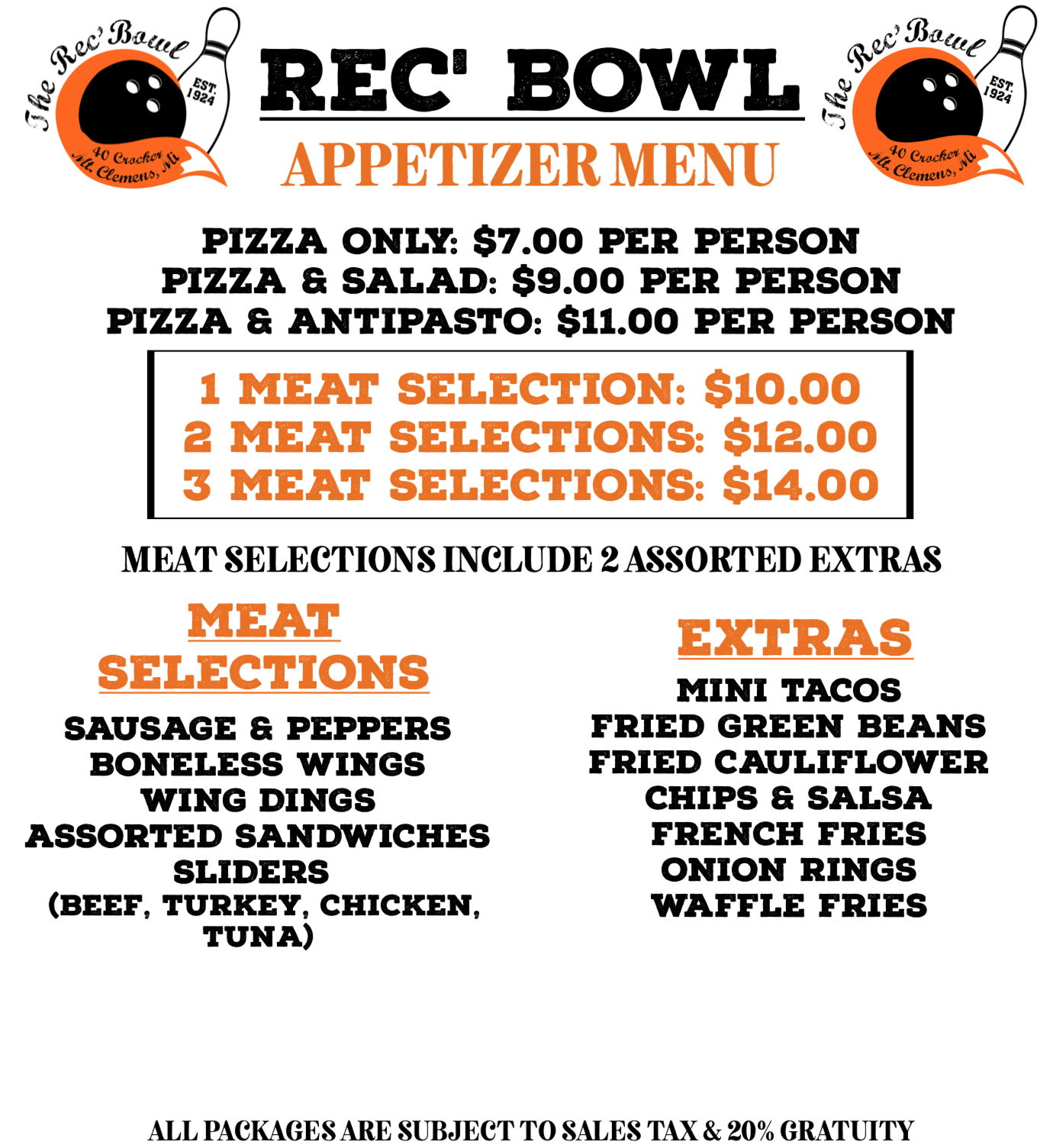 Our Menu — The Rec Bowl
