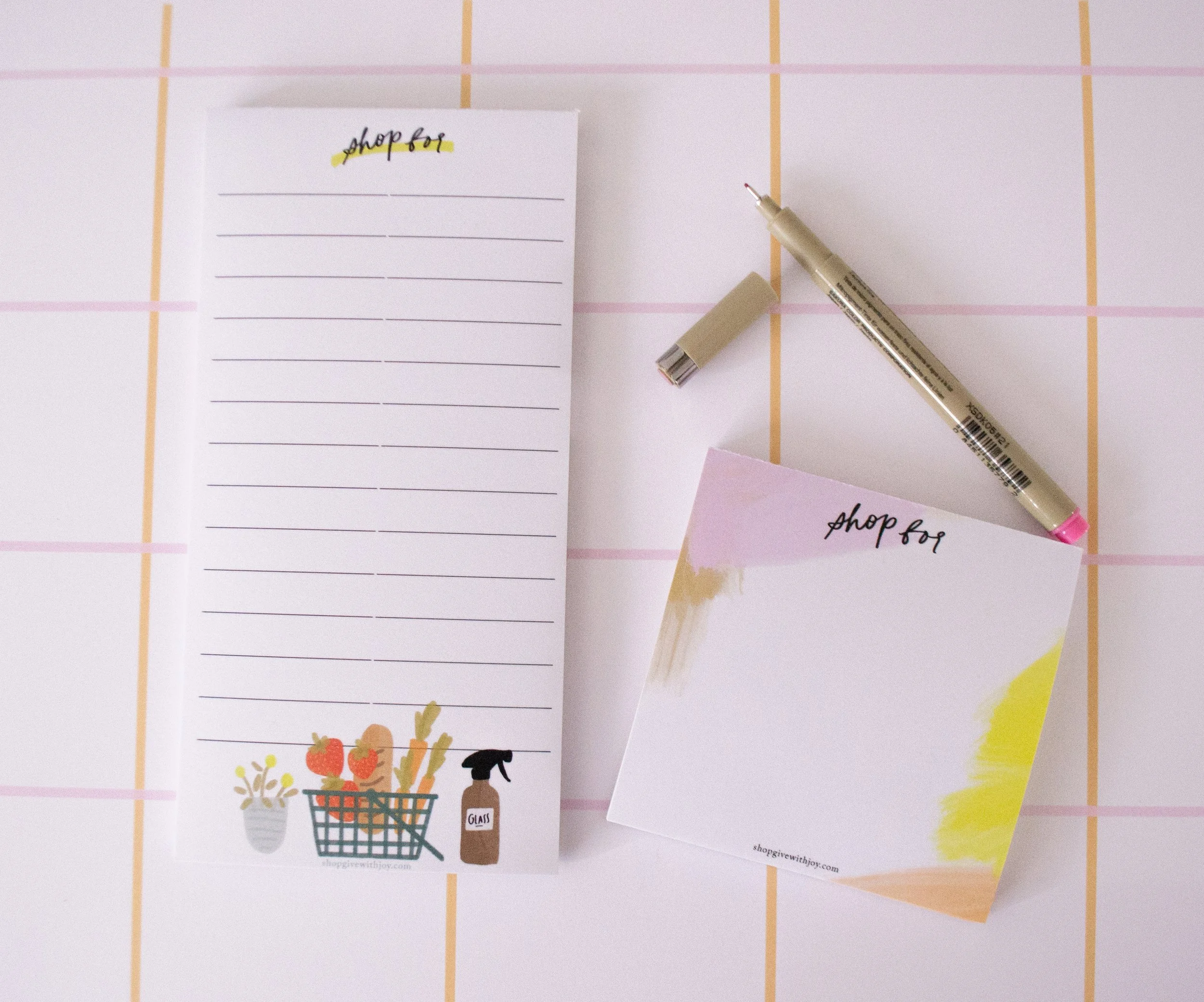 Desk, Notebooks & More — give with joy