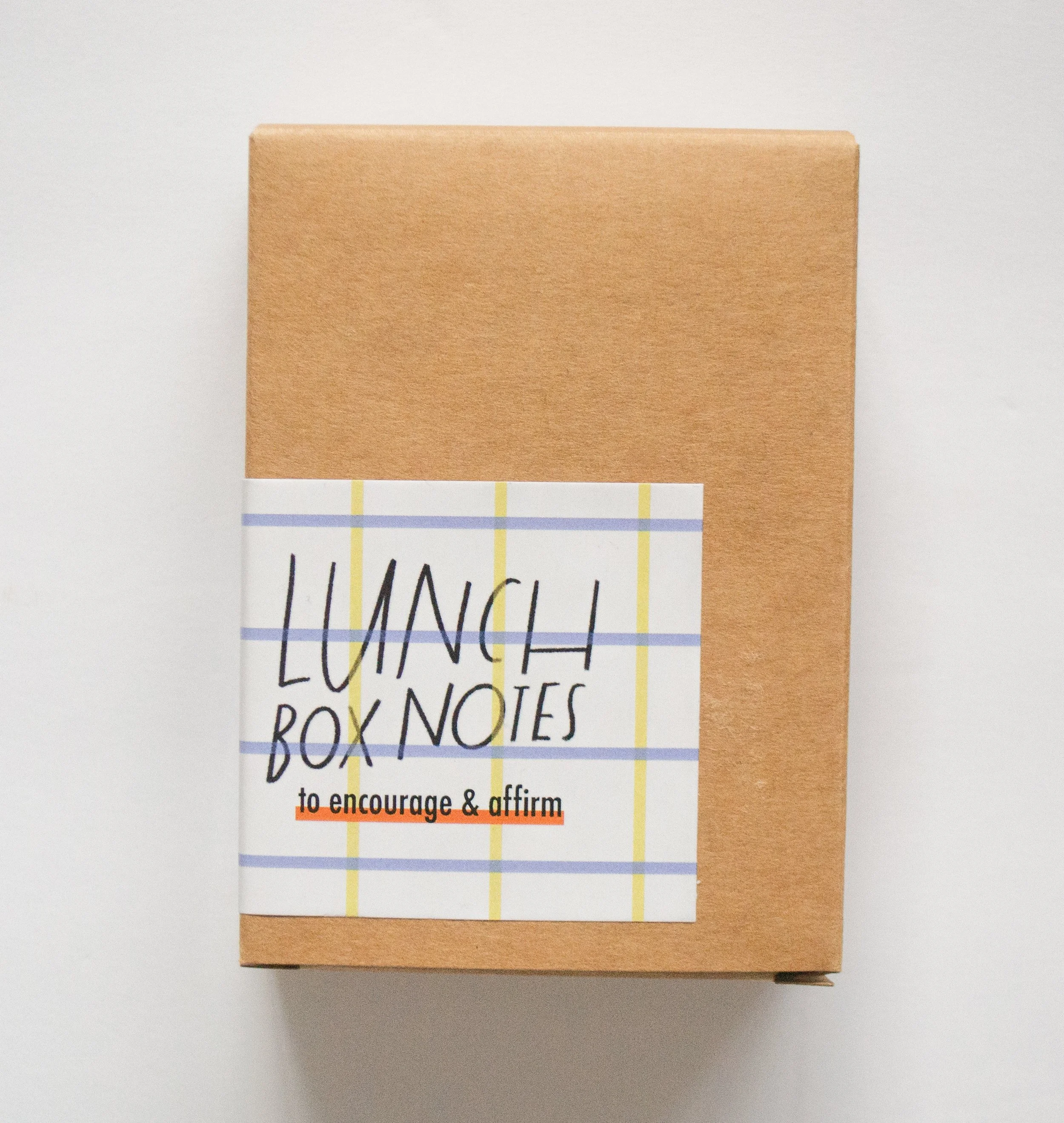 Lunch Box Notes, 20 Cards — give with joy