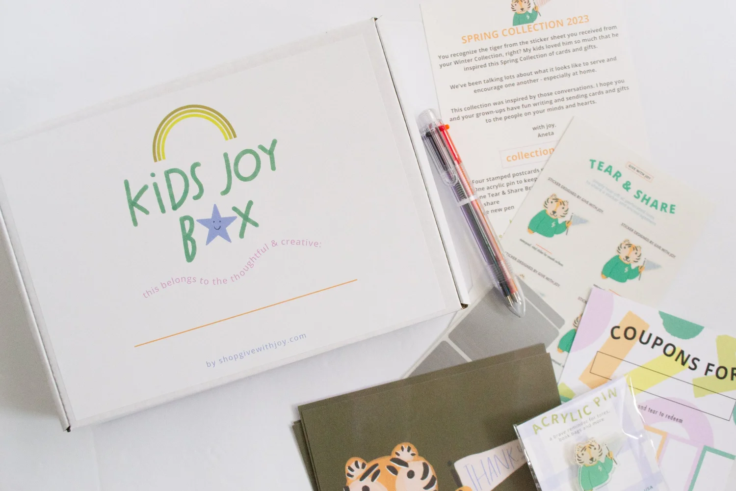 Kids Joy Stationery Subscription Box | Cards, Screen-Free Activities to ...
