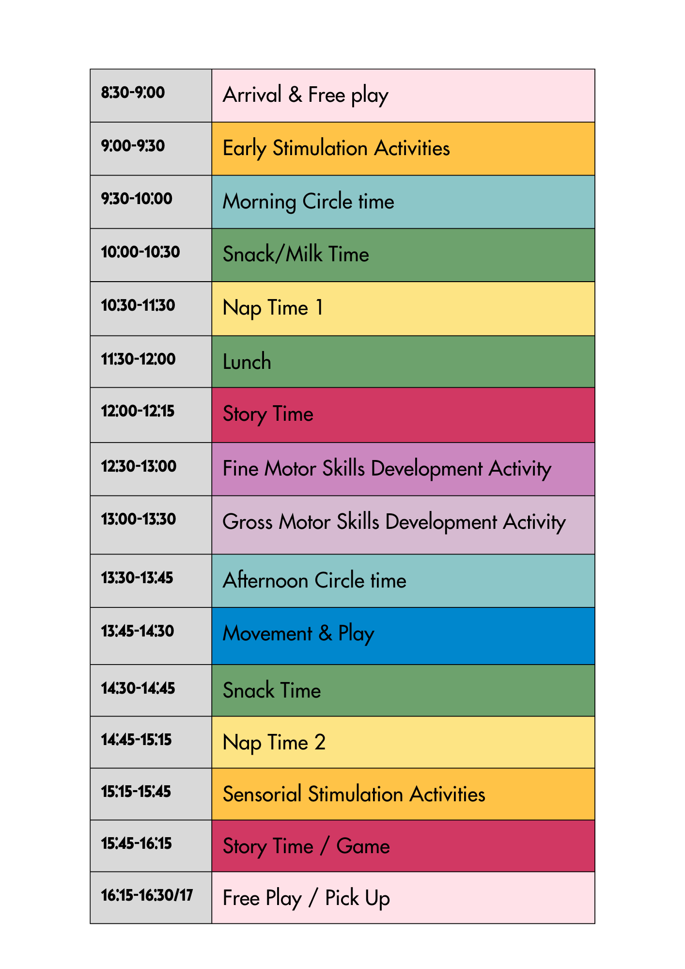 Our Timetables | Explore Our Programs — Moomin International Kindergarten