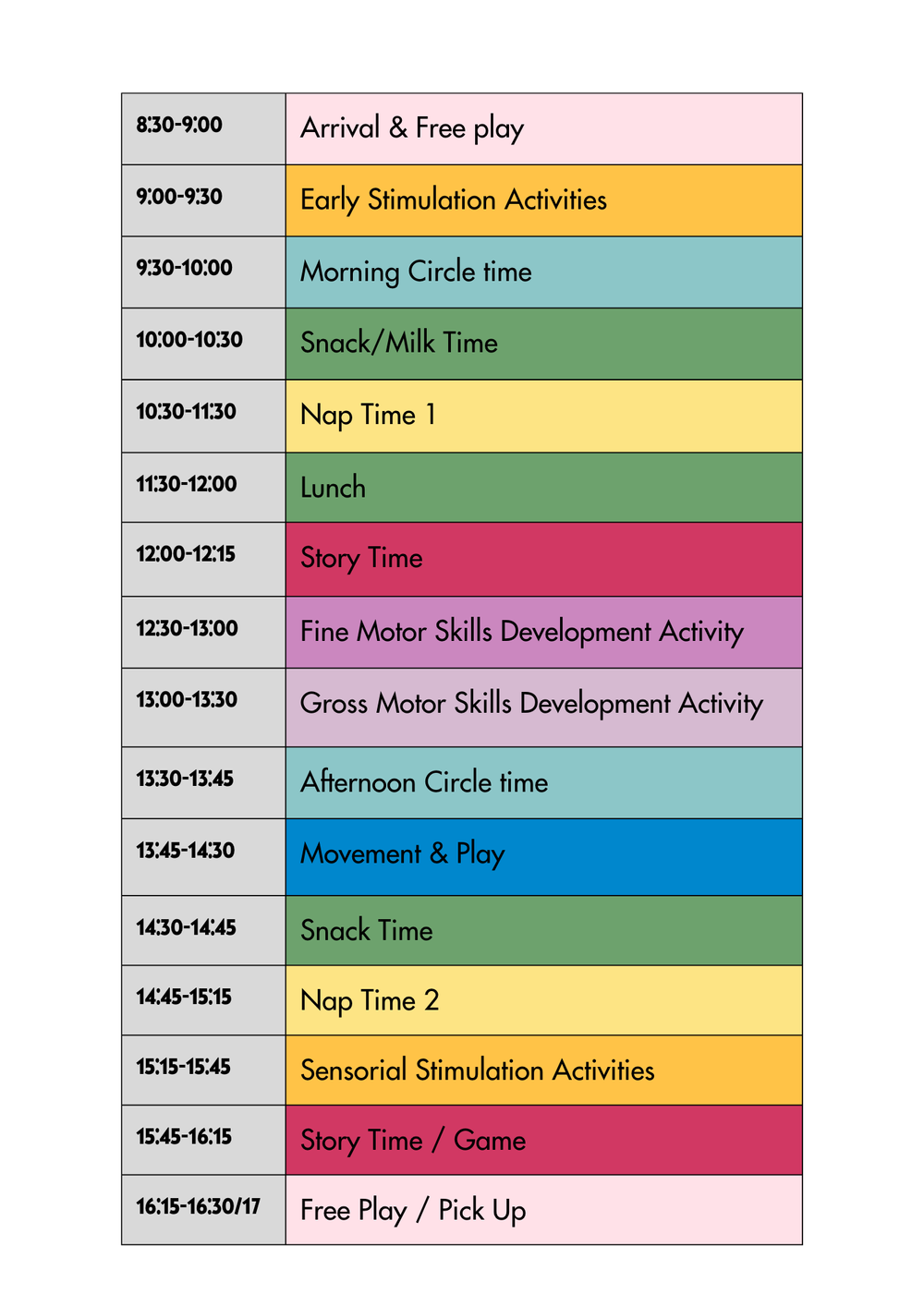 Our Timetables | Explore Our Programs — Moomin International Kindergarten