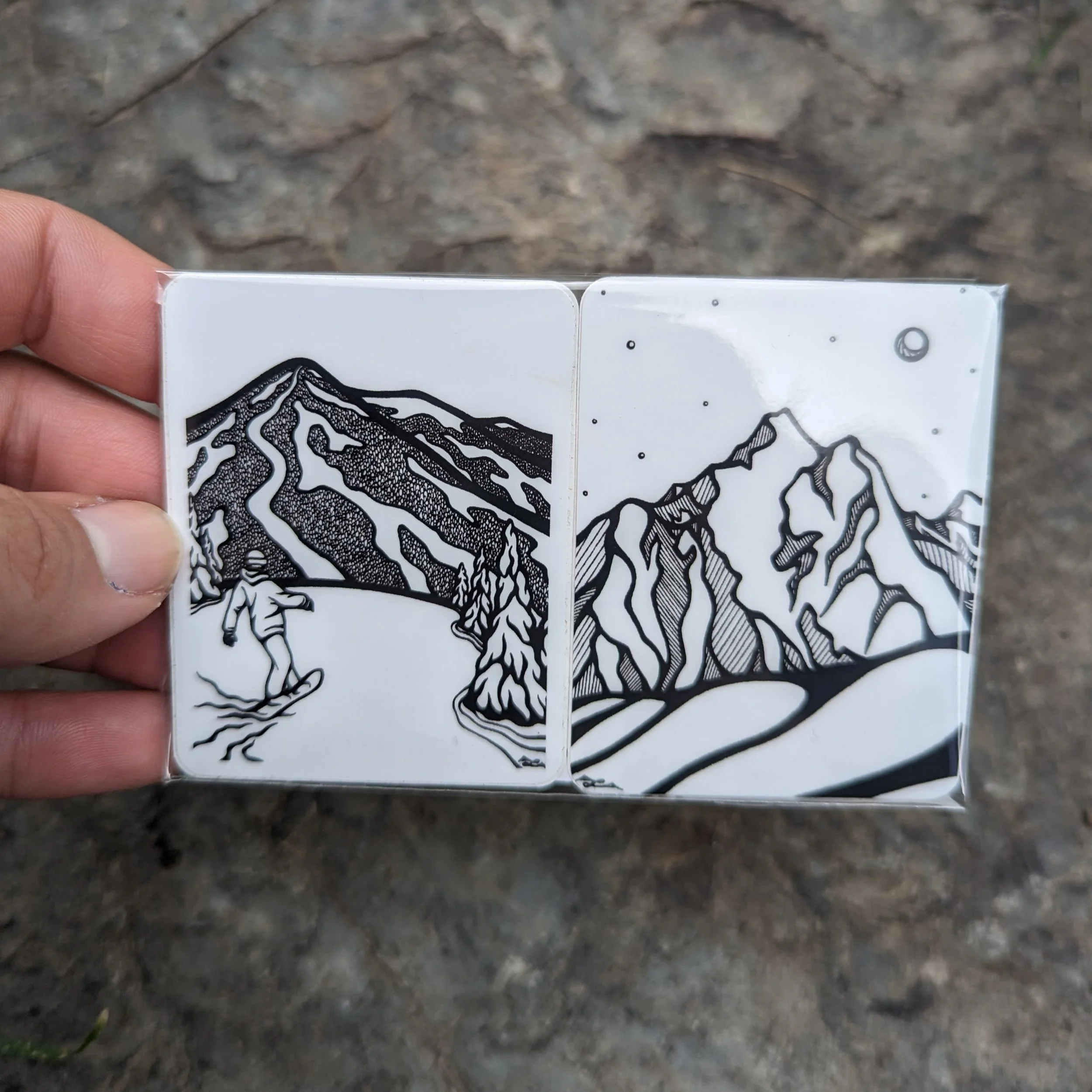 Sticker Sets — Alpine Line Art