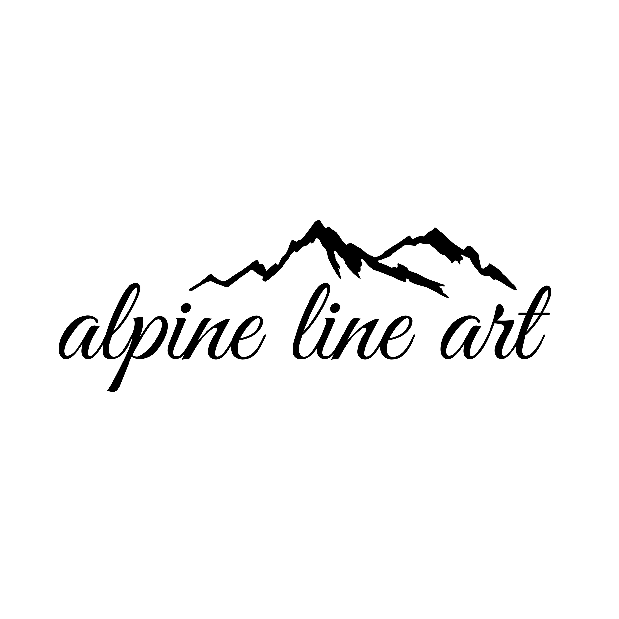 Alpine Logo Black