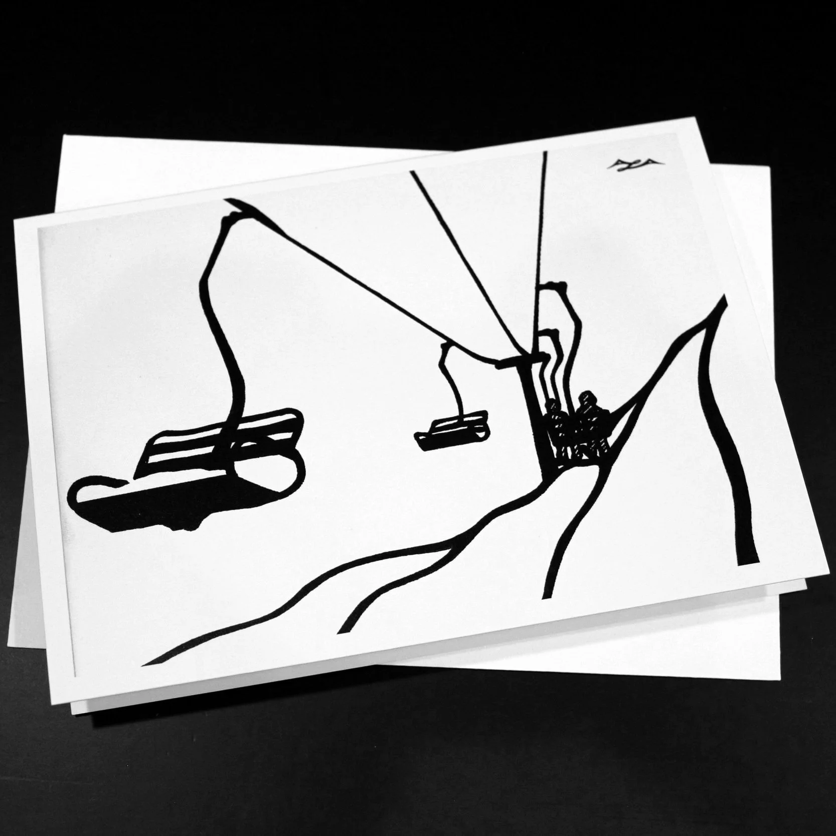 Alpine Line Art