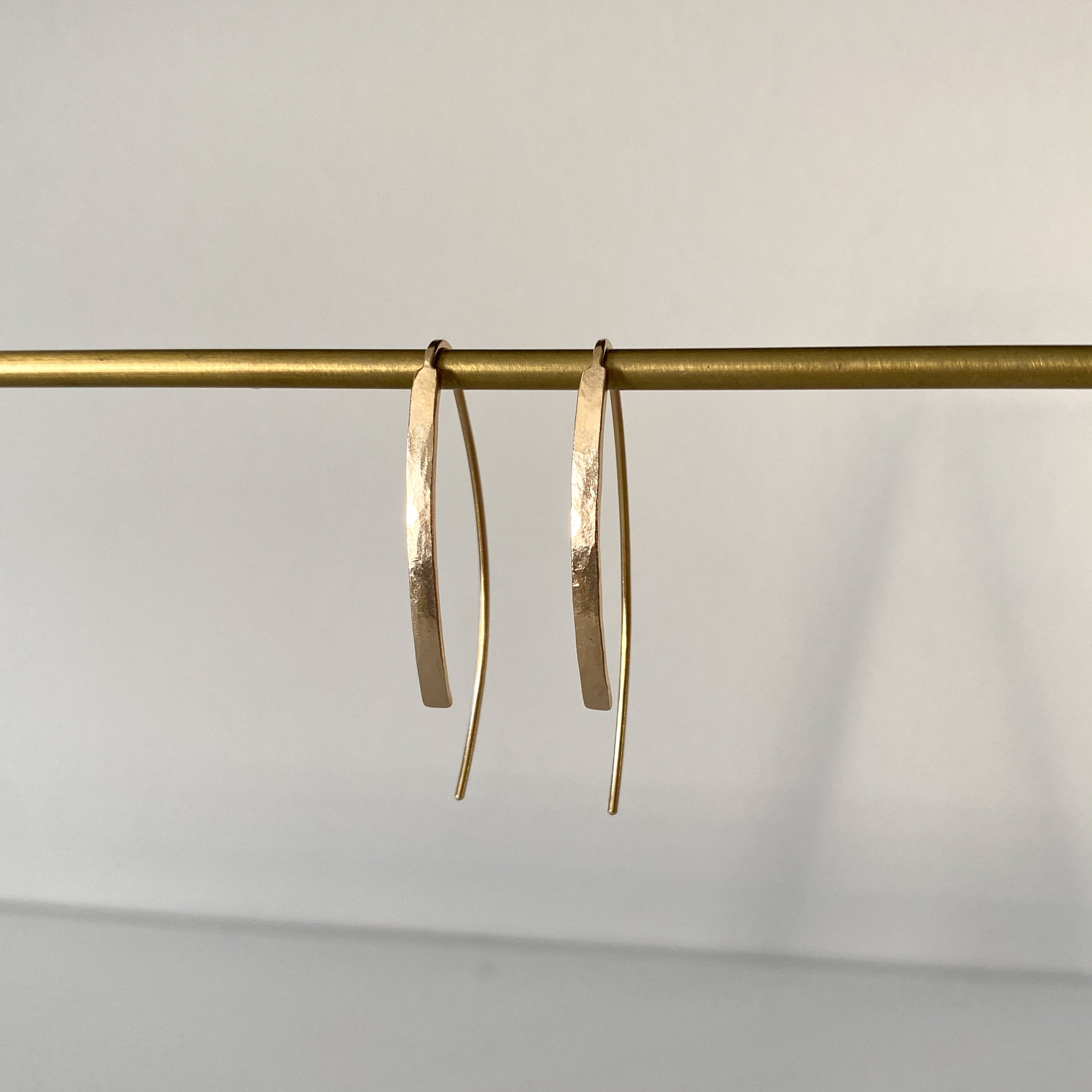 14K Gold Bar Threads — Erin DeLuca Jewelry