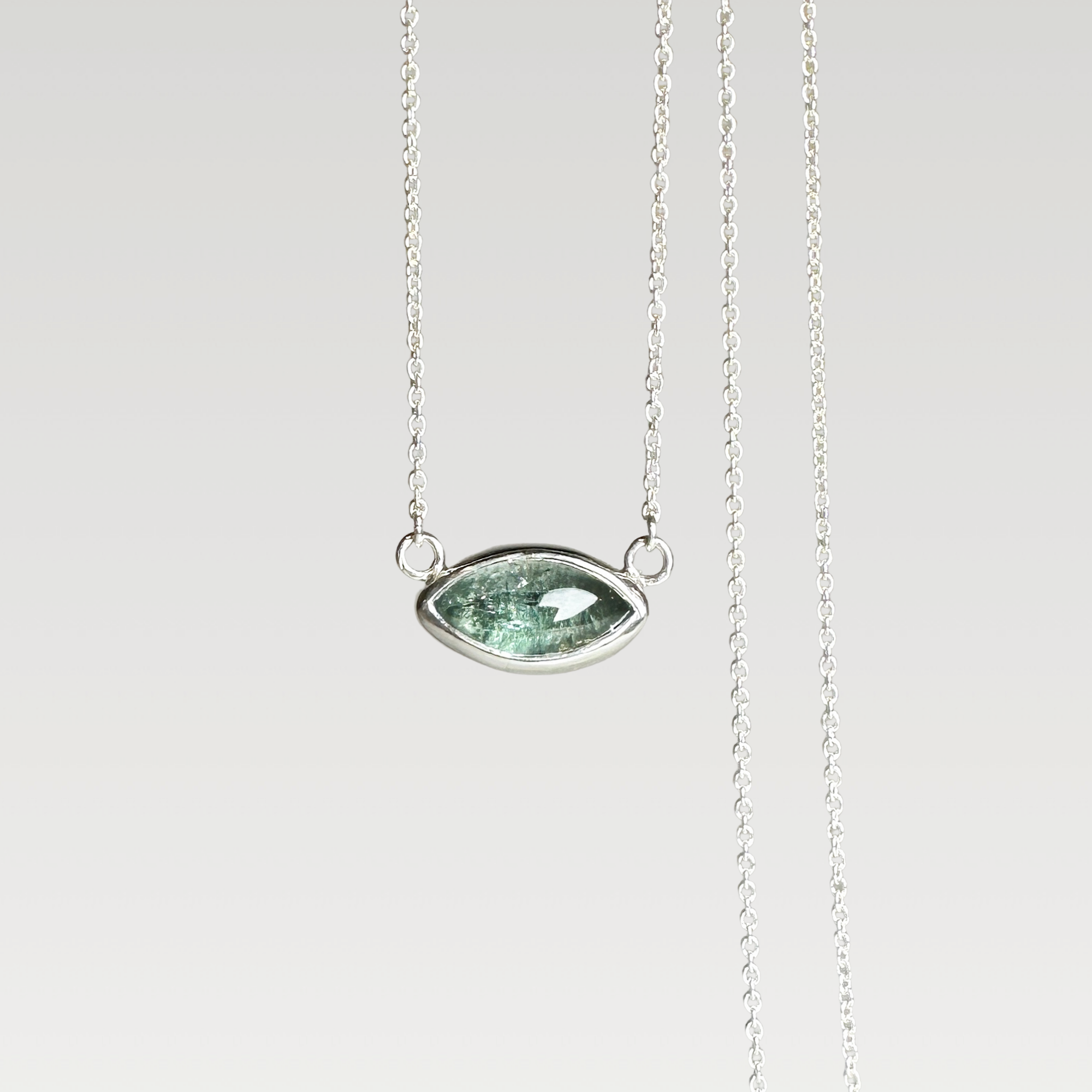 Green Tourmaline Necklace — Erin DeLuca Jewelry