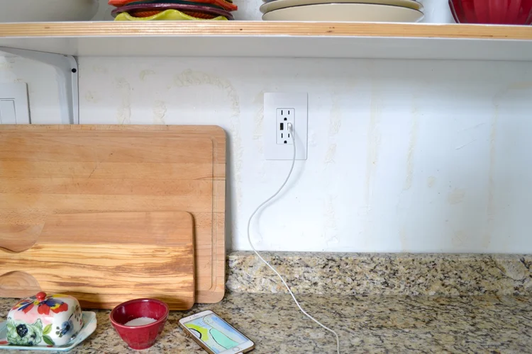 Replacing Outlets — The White Apartment