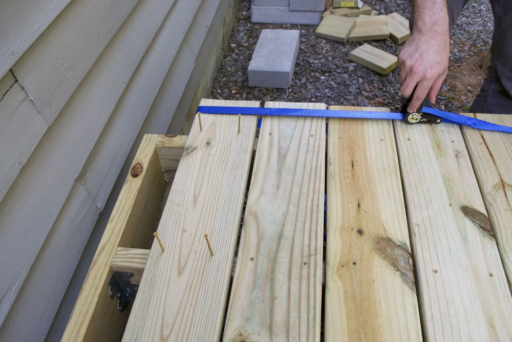 Our DIY Backyard Deck — The White Apartment