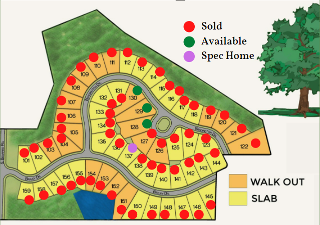 Bristol Ridge in Columbia MO Near Rock Bridge and Phillips Lake ...