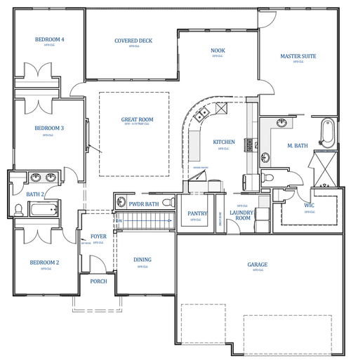 Flint Floor Plan — Girard Homes