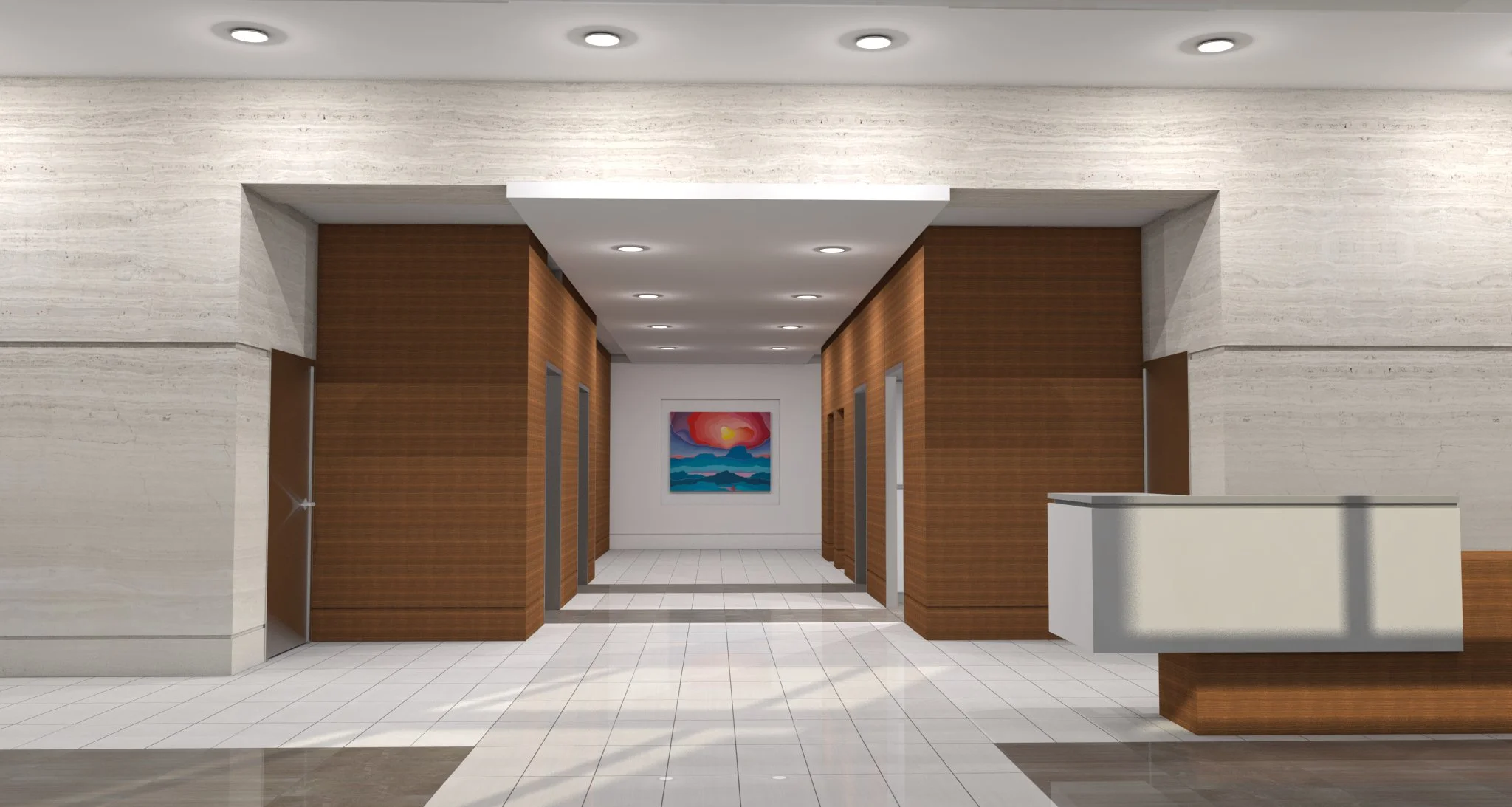 Elevator Bank Lobby