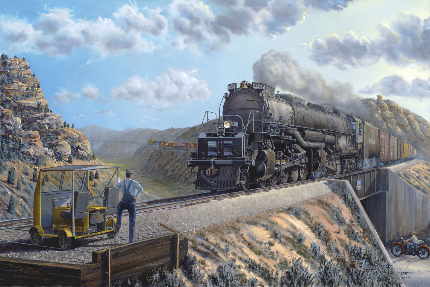 Steam Train Art
