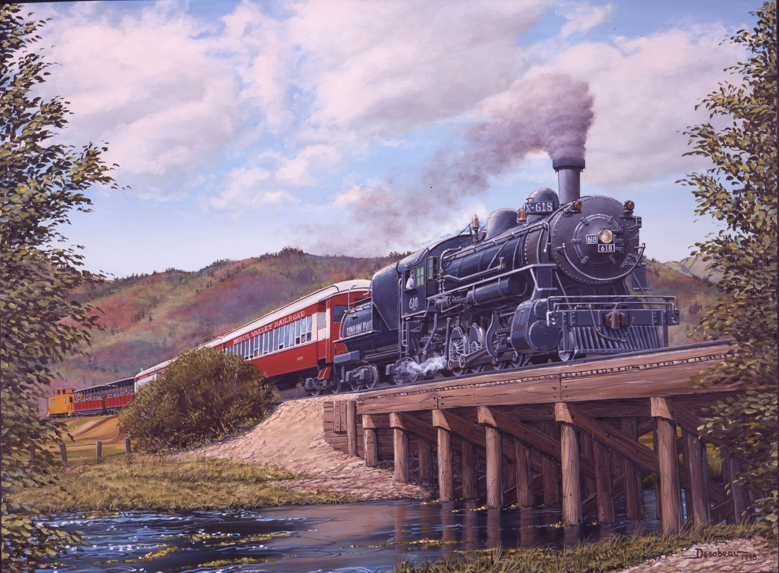 Railroad Art by Marc Desobeau, GRA