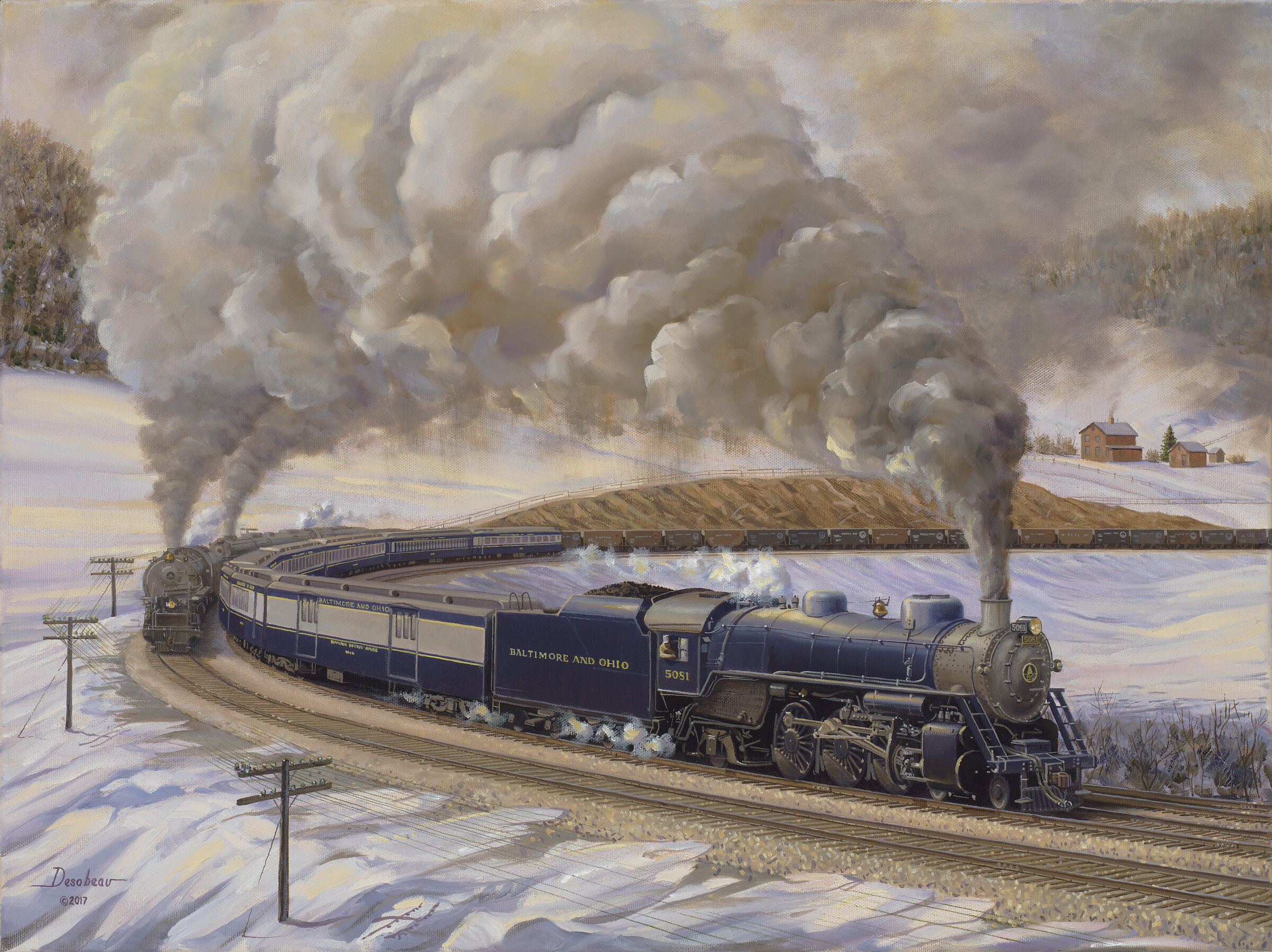 Railroad Art by Marc Desobeau, GRA