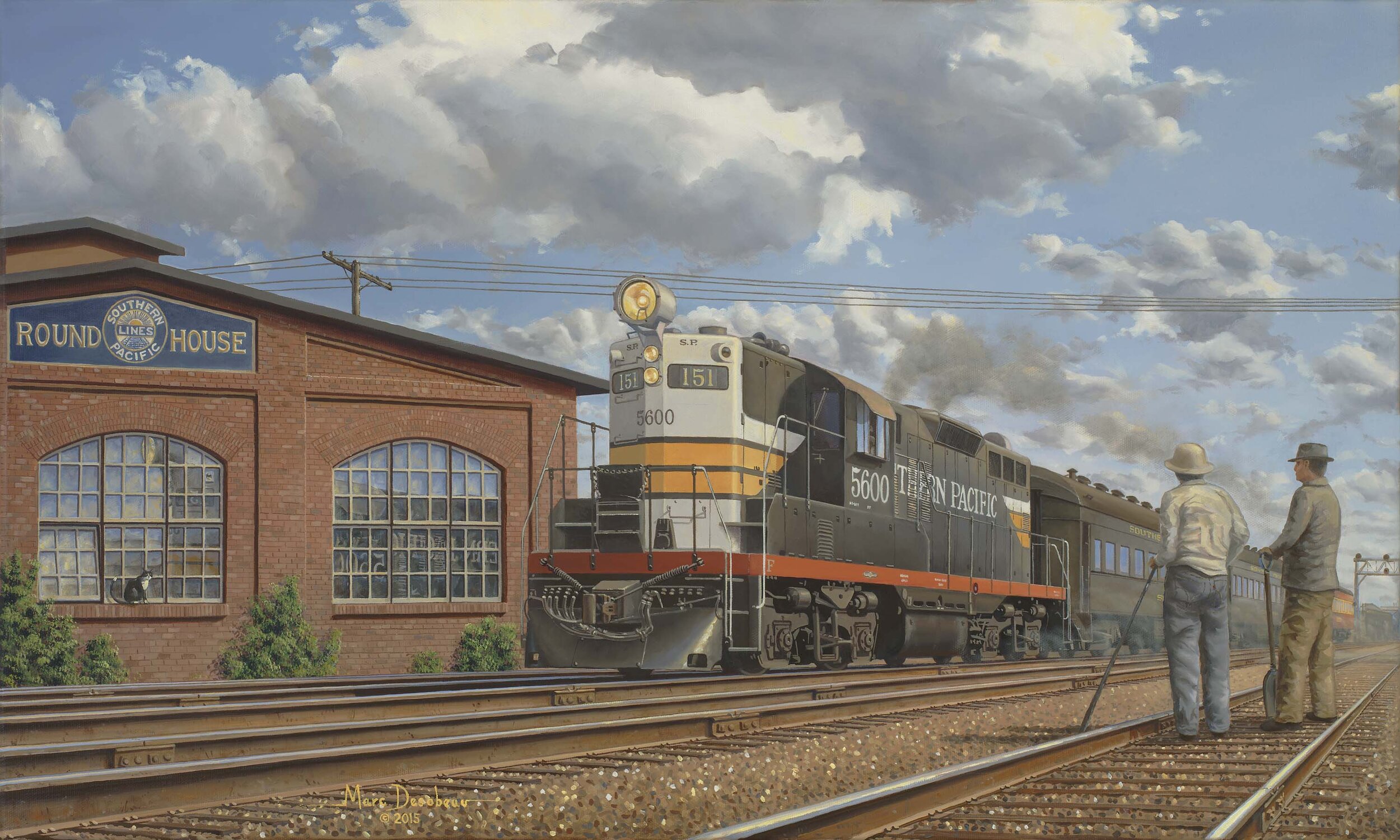 Railroad Art by Marc Desobeau, GRA