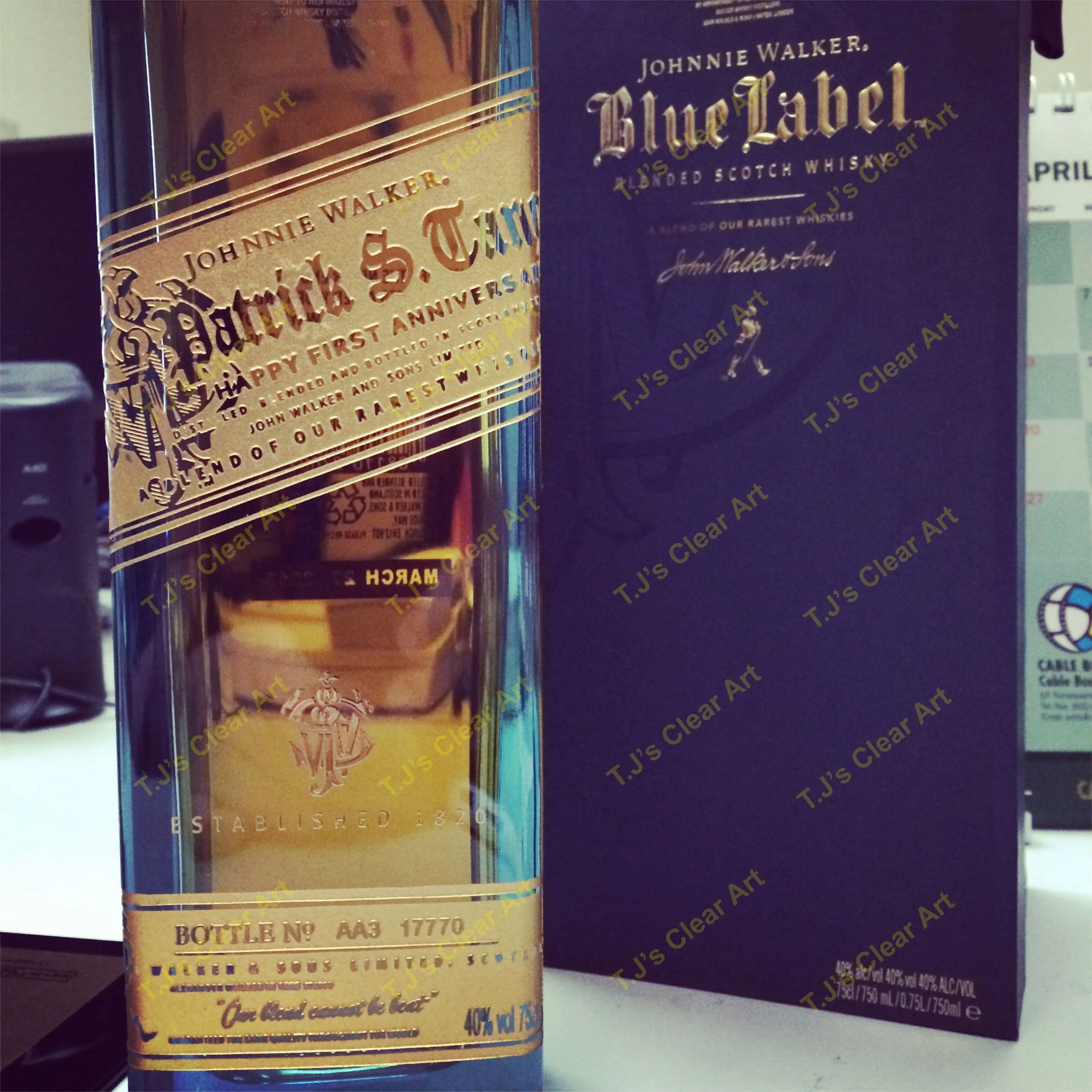 Personalized Bottles — TJ's Clear Art