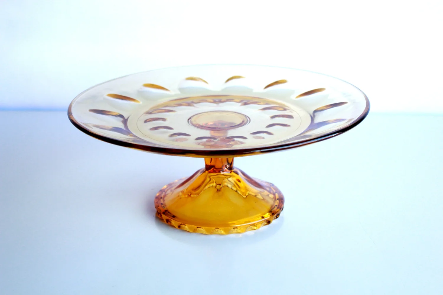Amber Cake Stand — Otis + Pearl Partywares Vintage Event Rentals Santa ...