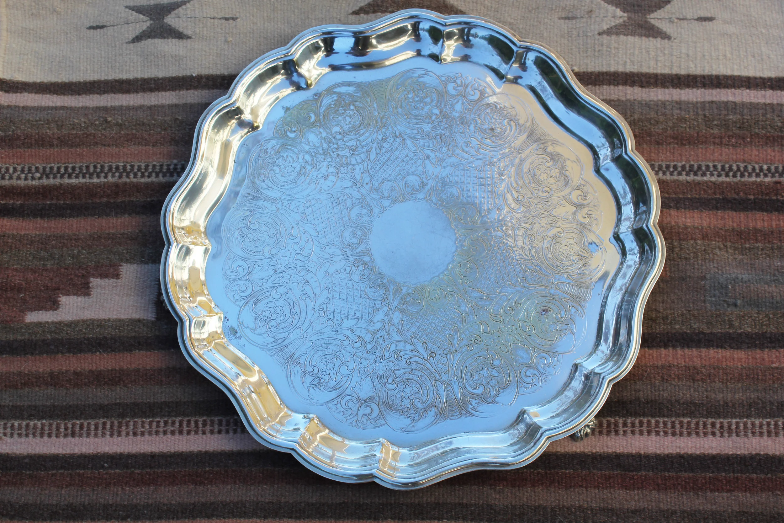 Silver Serving Platters — Otis + Pearl Partywares Vintage Event Rentals ...