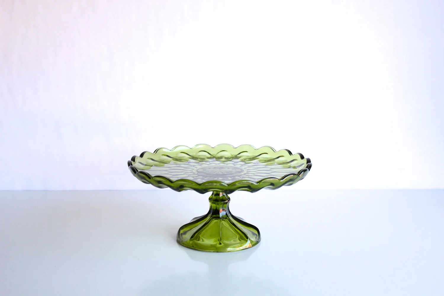 Dark Green Cake Stand — Otis + Pearl Partywares Vintage Event Rentals ...