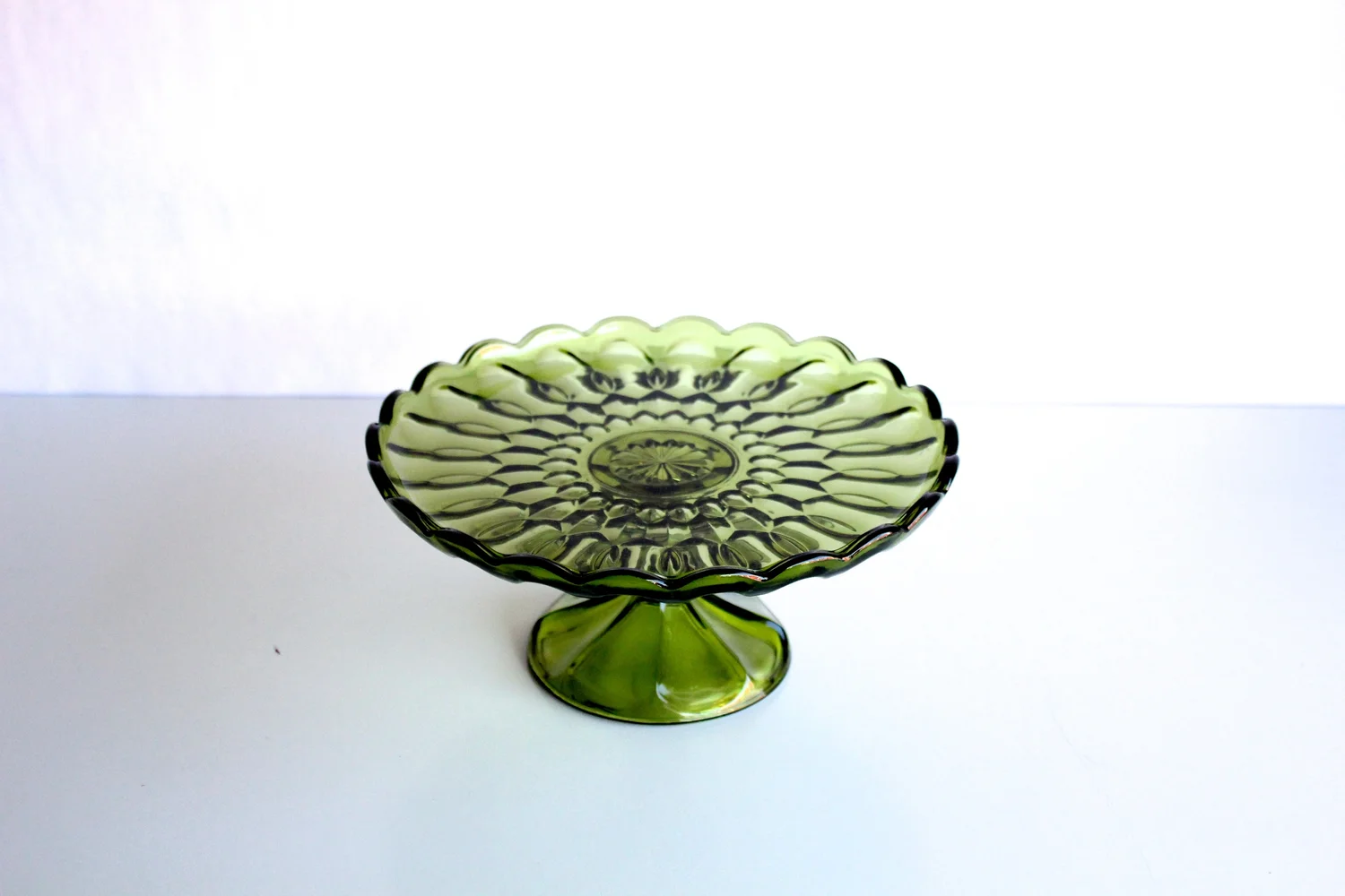 Dark Green Cake Stand — Otis + Pearl Partywares Vintage Event Rentals ...