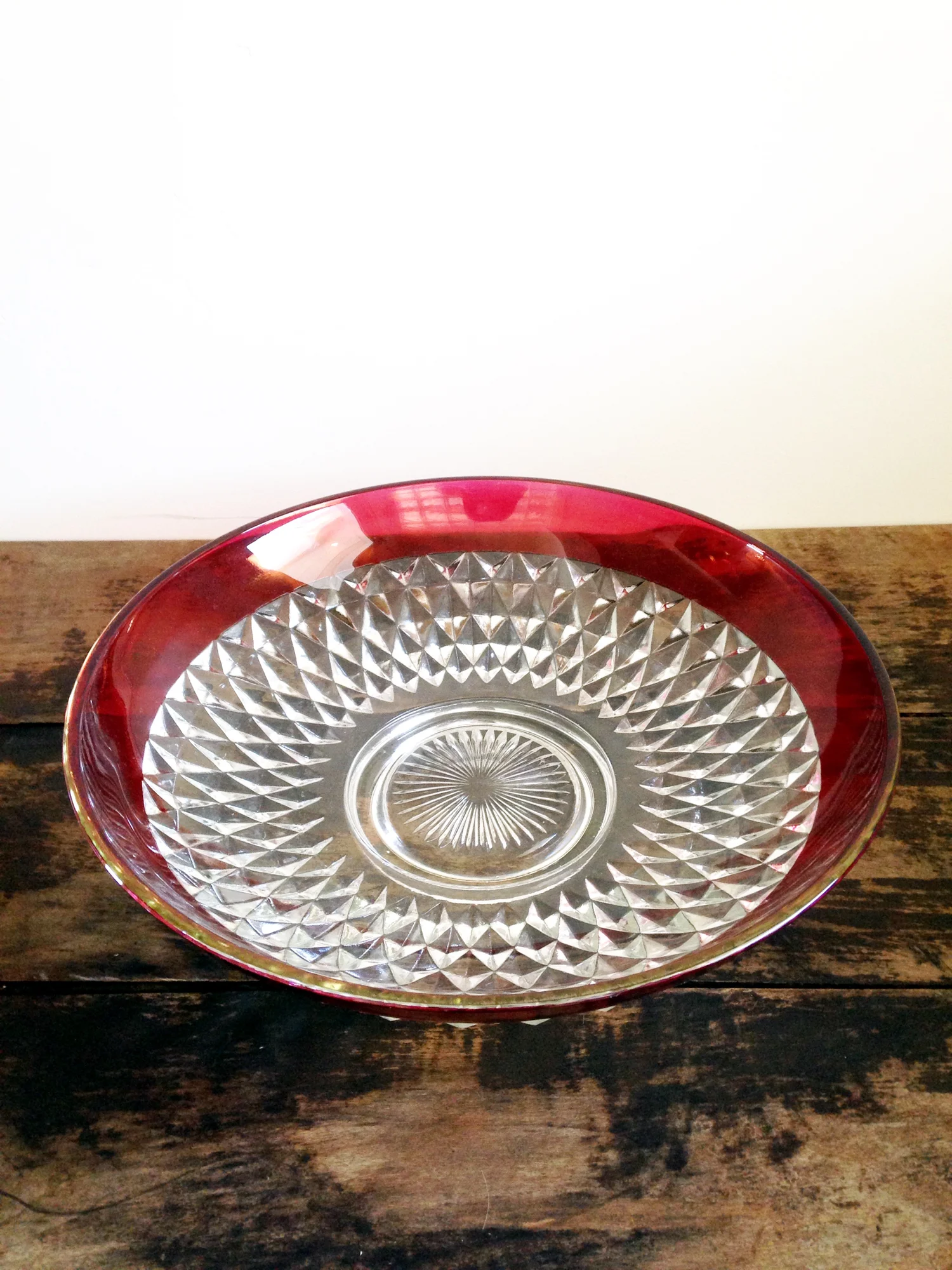 Ruby Kings Crown Serving Bowl — Otis + Pearl Partywares Vintage Event ...