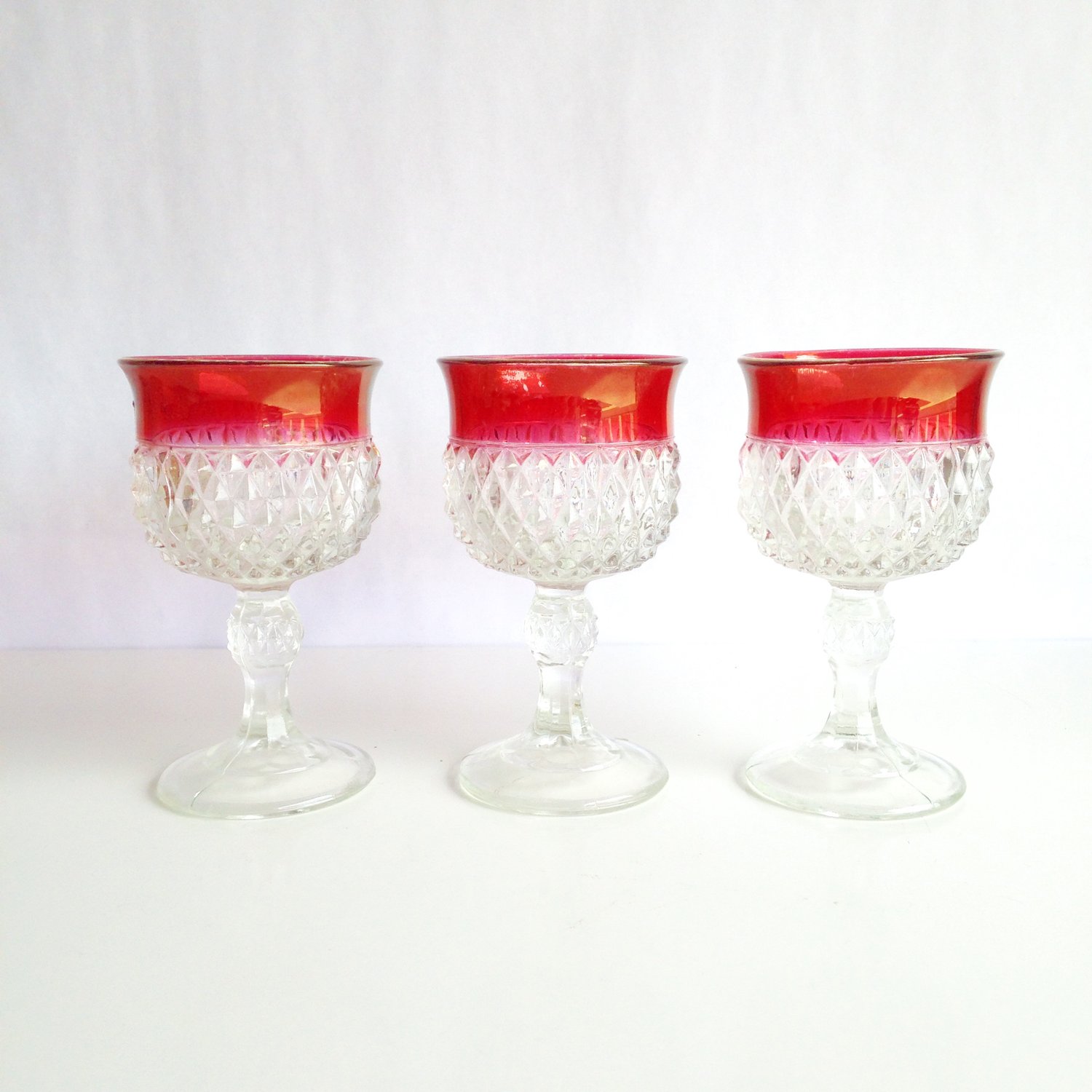 Ruby Goblets — Otis + Pearl Partywares Vintage Event Rentals Santa ...