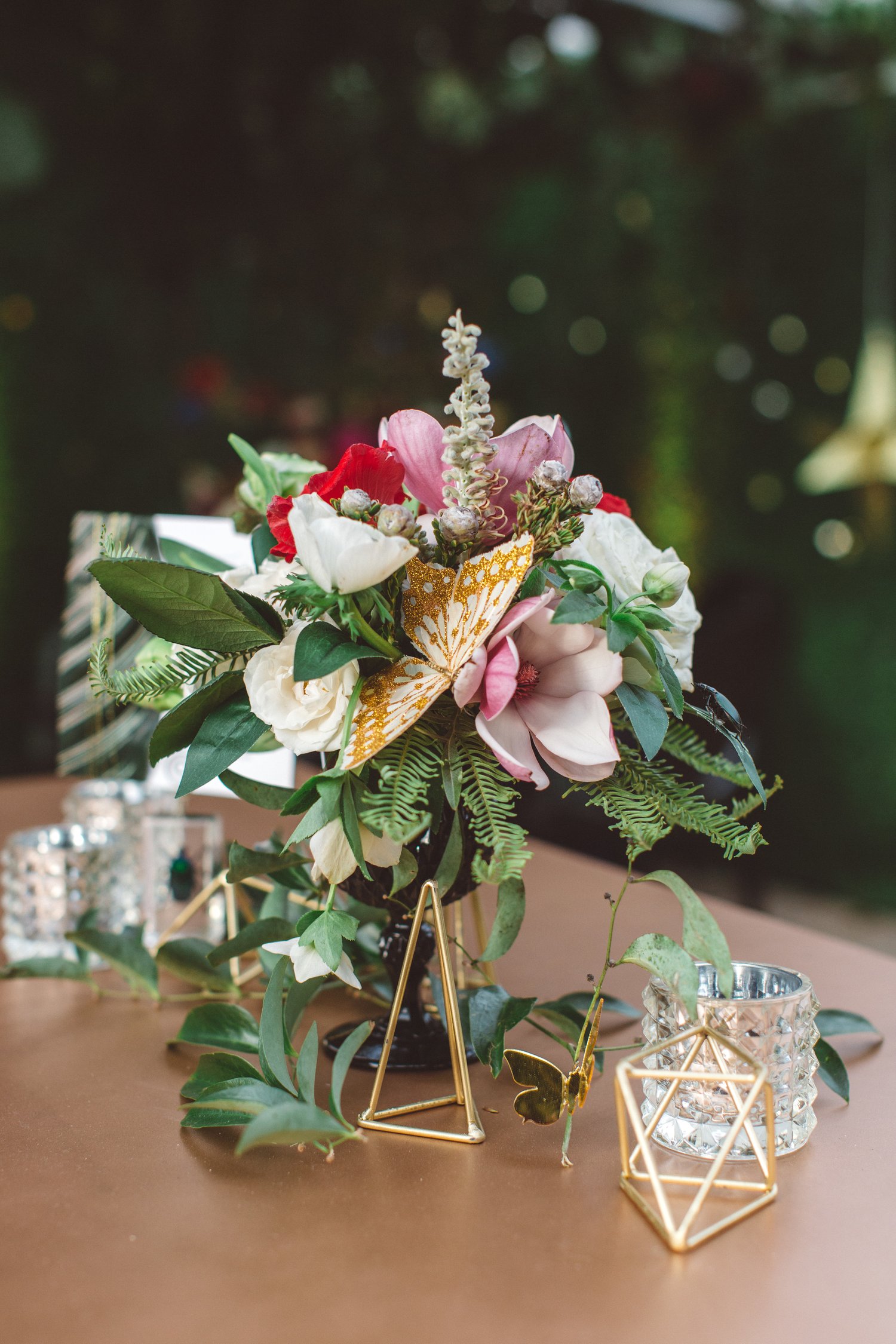 Gold Geometric Shapes — Otis + Pearl Partywares Vintage Event Rentals ...