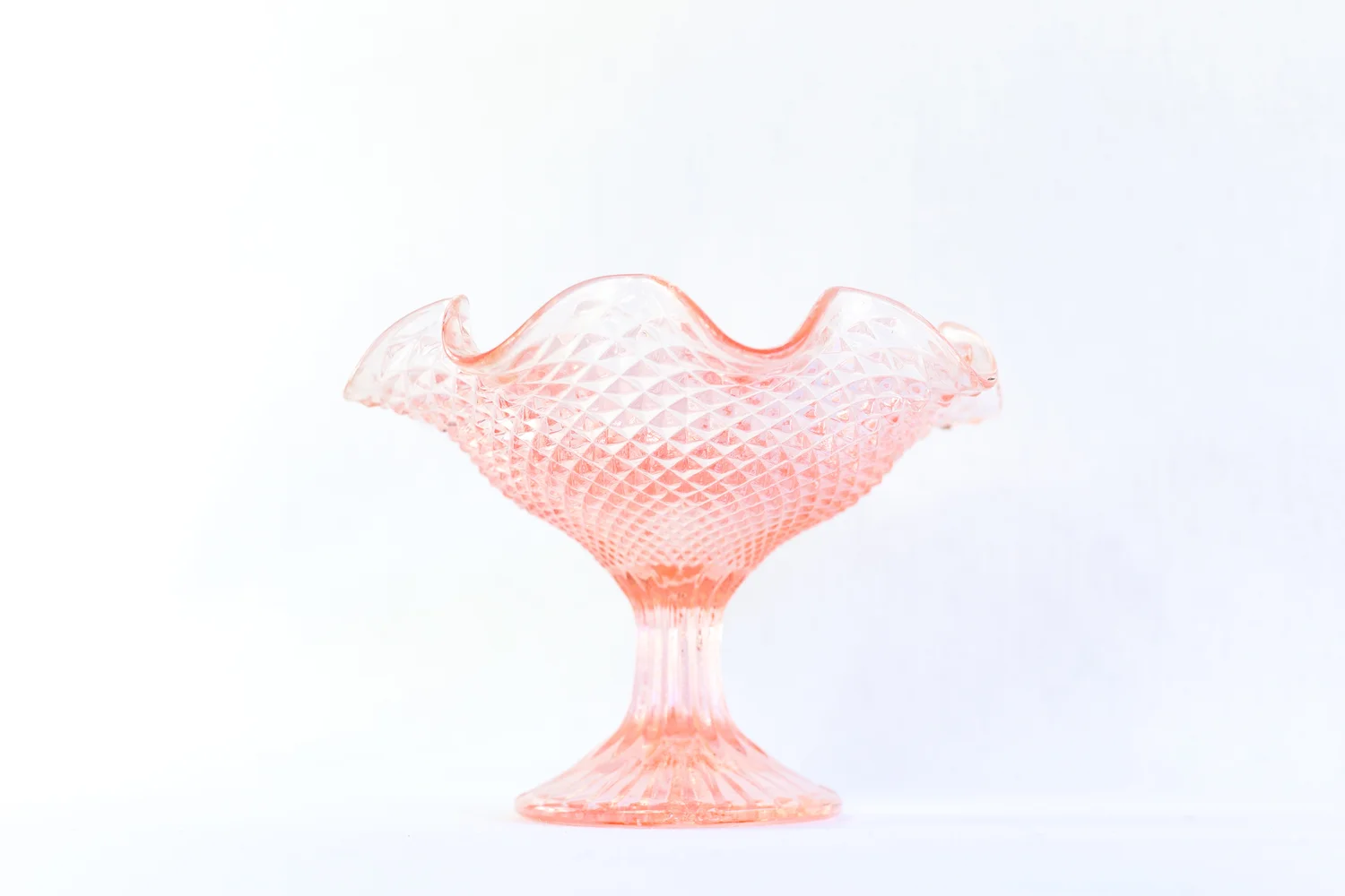 Pink Glass Vessels — Otis + Pearl Partywares Vintage Event Rentals ...