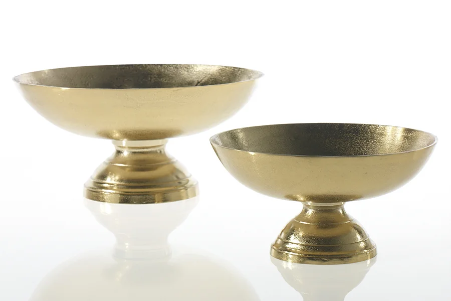 Gold Pedestal Bowl and Urns — Otis + Pearl Partywares Vintage Event ...