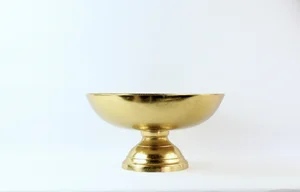 Gold Pedestal Bowl and Urns — Otis + Pearl Partywares Vintage Event ...