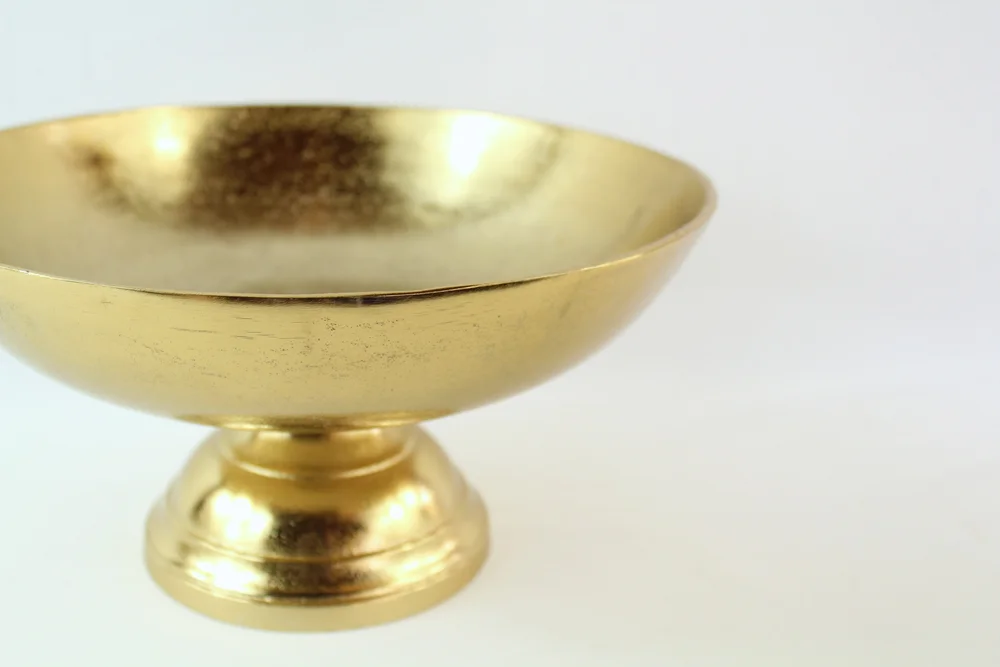 Gold Pedestal Bowl and Urns — Otis + Pearl Partywares Vintage Event ...
