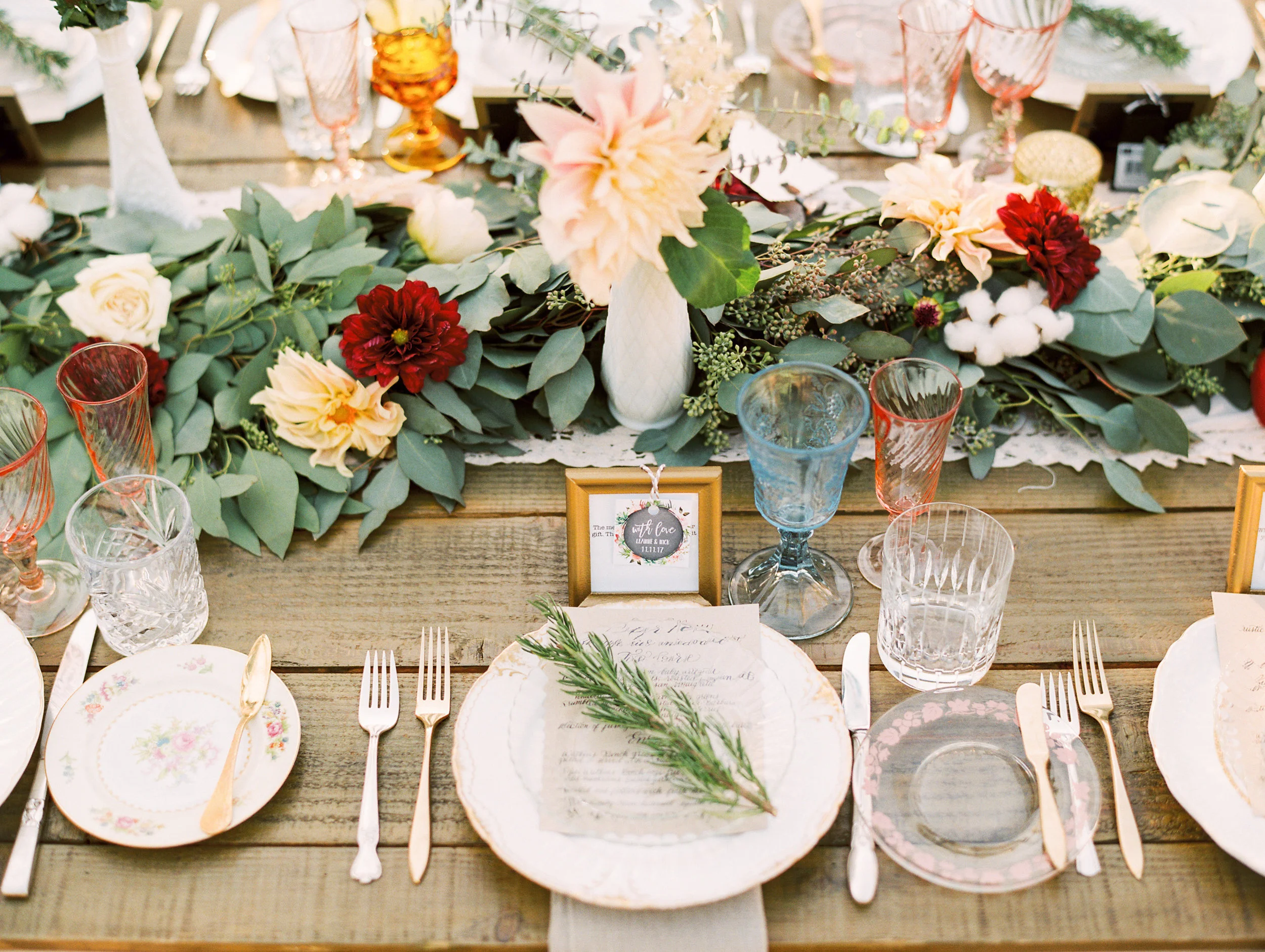 Mixed Floral Dessert Plates — Otis + Pearl Partywares Vintage Event ...