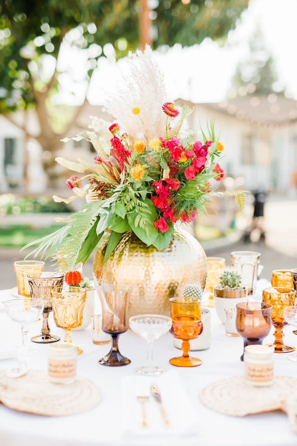 Brown Goblets — Otis + Pearl Partywares Vintage Event Rentals Santa ...