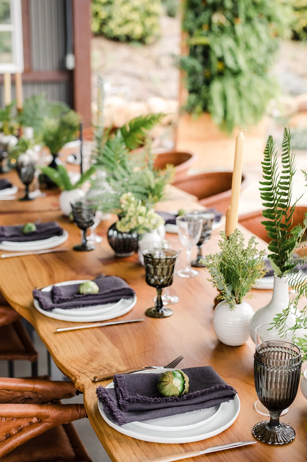 Modern White Dinner — Otis + Pearl Partywares Vintage Event Rentals ...