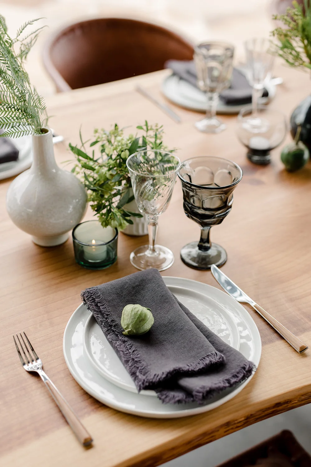 Modern White Dinner — Otis + Pearl Partywares Vintage Event Rentals ...