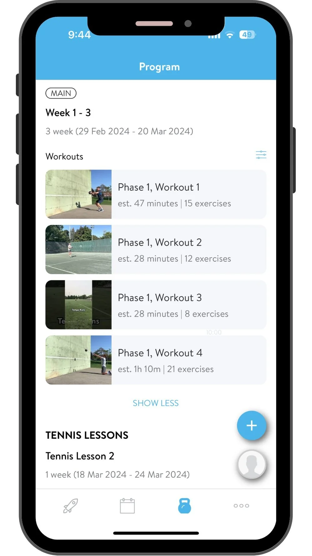 MP Plus App — Mattspoint Tennis