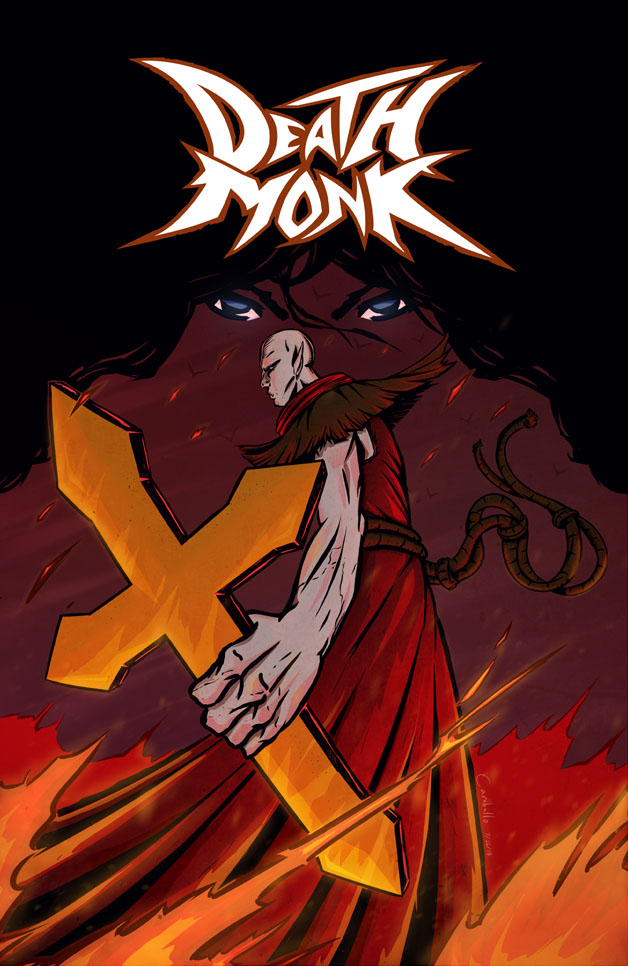 Death Monk Cover Colors — Miguel Caraballo