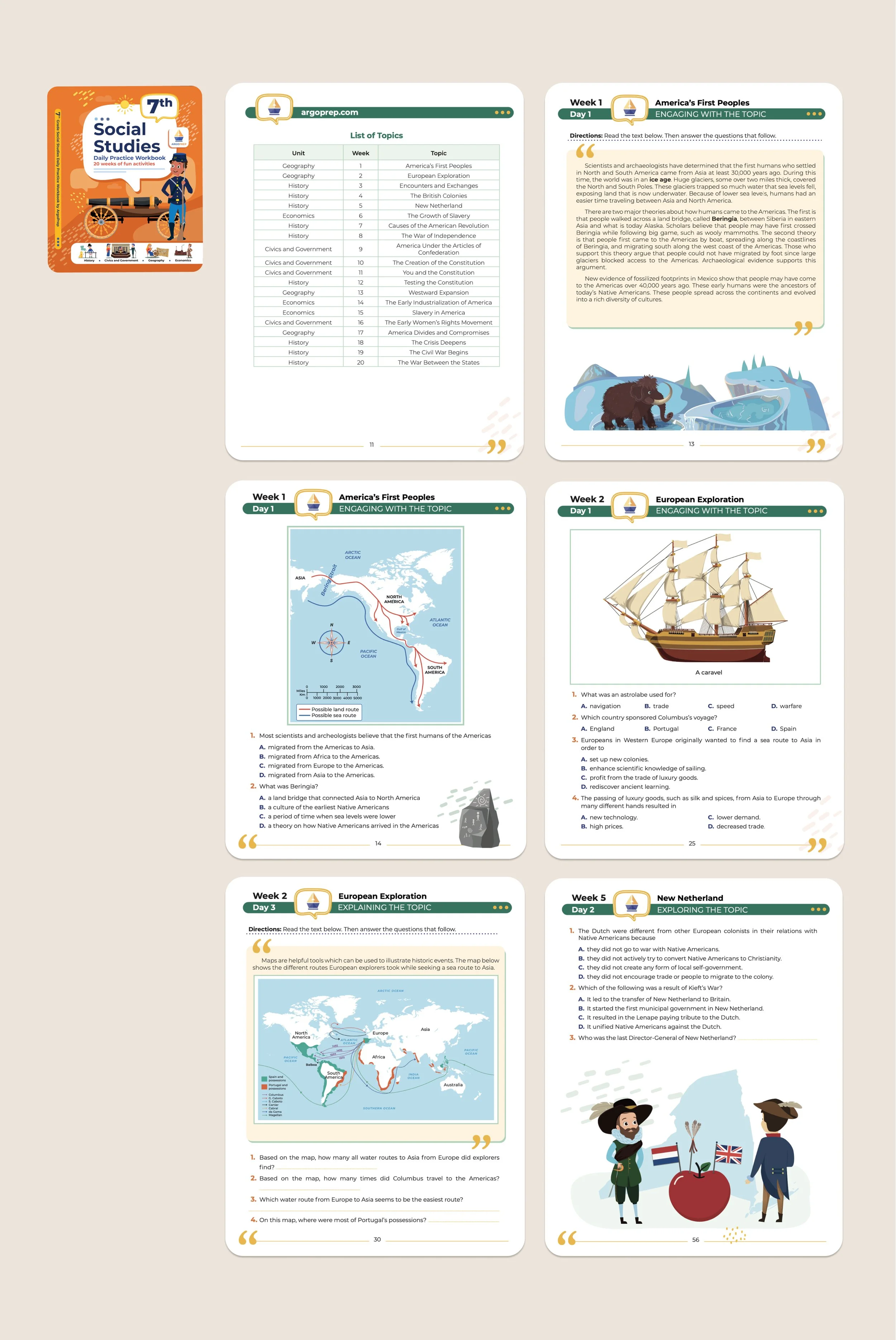 7th Grade Genius Box 8 Workbooks Argo Brothers 7th Grade Genius Box 8 Workbooks Argo Brothers