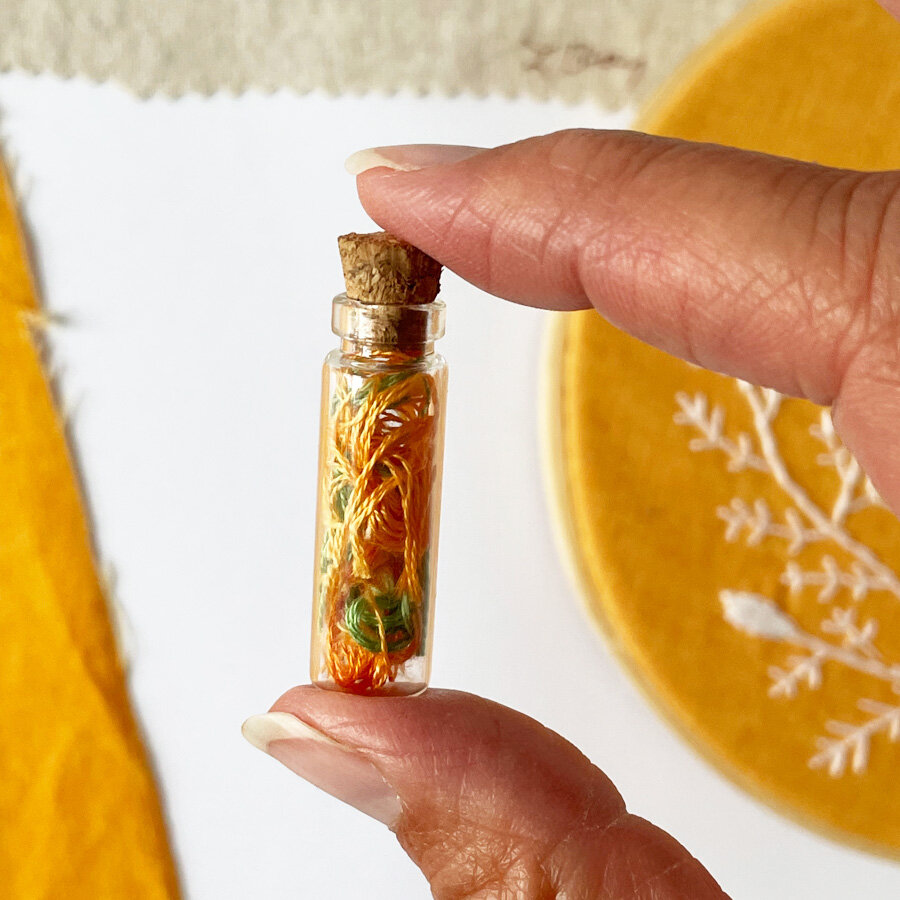 The Story Behind My Beautiful New Marigold Botanical Embroidery Designs ...