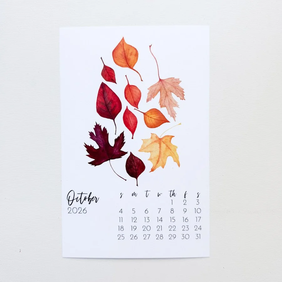 Shop for Botanical Watercolor Calendars and Watercolor Notecard Sets ...