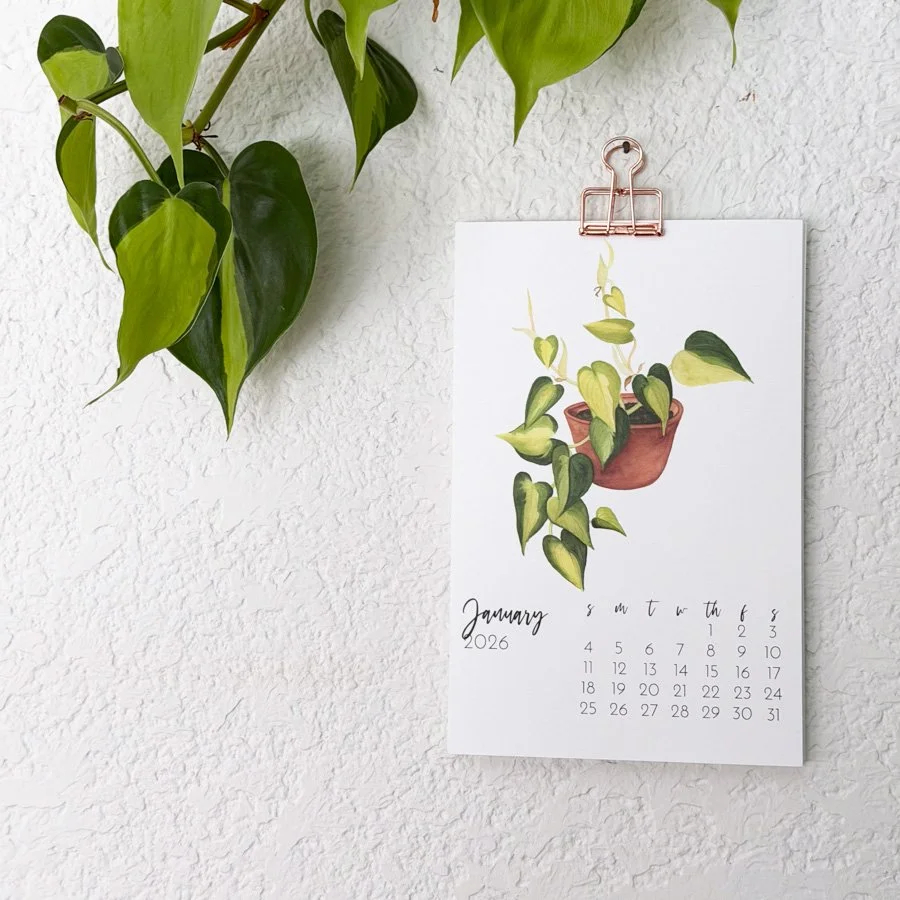 Shop for Botanical Watercolor Calendars and Watercolor Notecard Sets ...