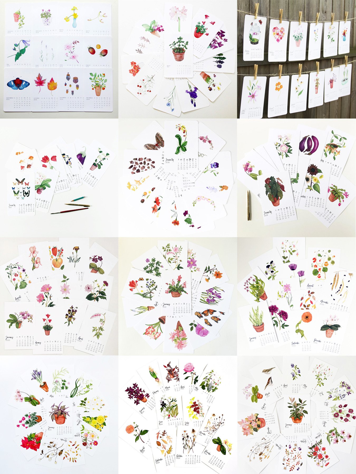 12 Years of Calendars: a Record of My Journey and Inspiration to Keep ...
