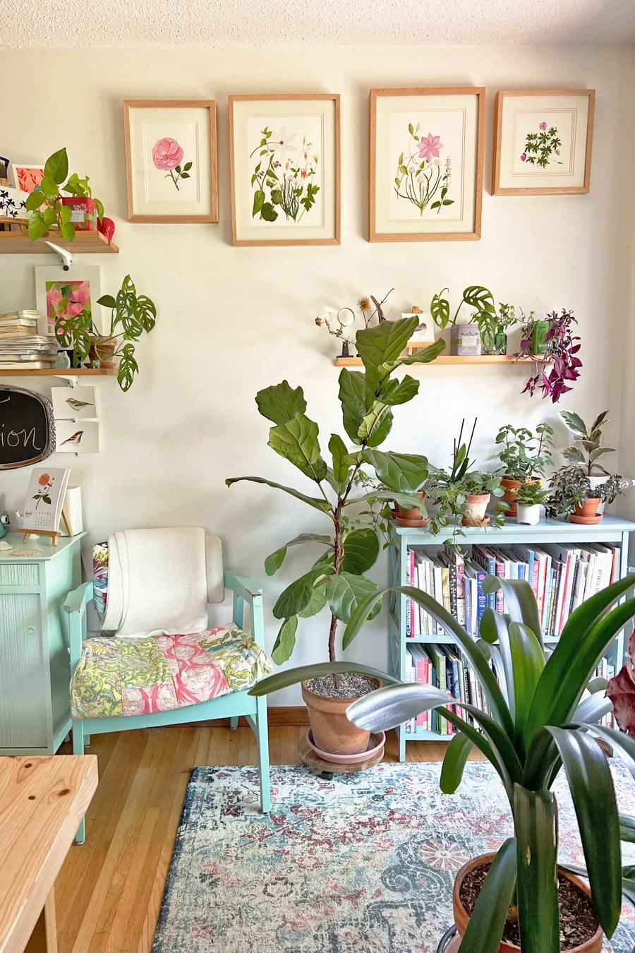 A Tour of My New Studio: A Joyful Plant and Art-Filled Creative Space ...