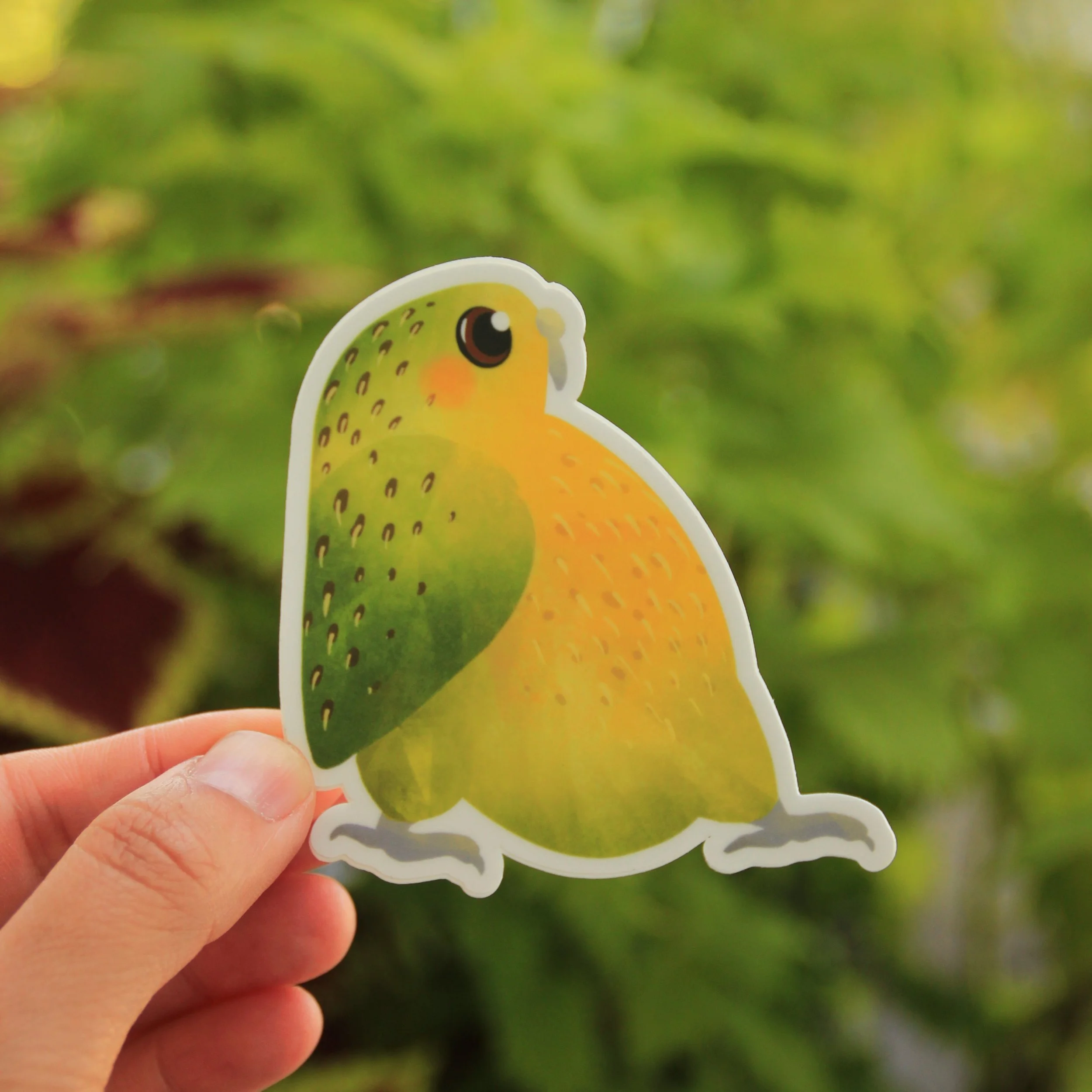 Kakapo Sticker — afu arts