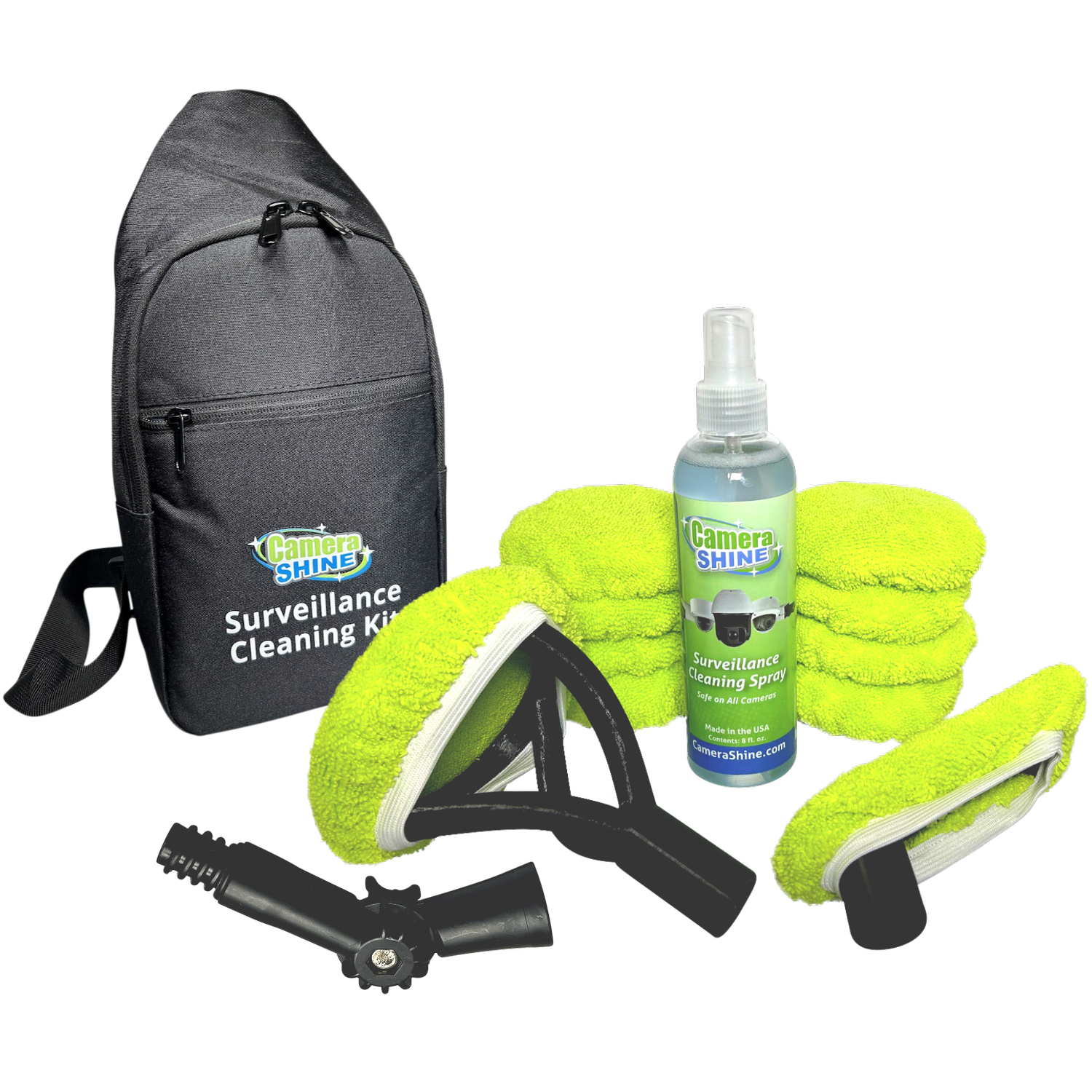Security Camera Cleaning Pole & CCTV Cleaning Kit | Camera Shine