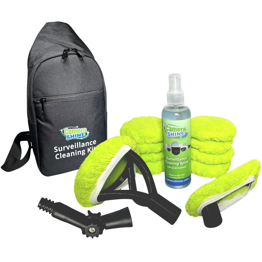 Security Camera Cleaning Pole & CCTV Cleaning Kit | Camera Shine